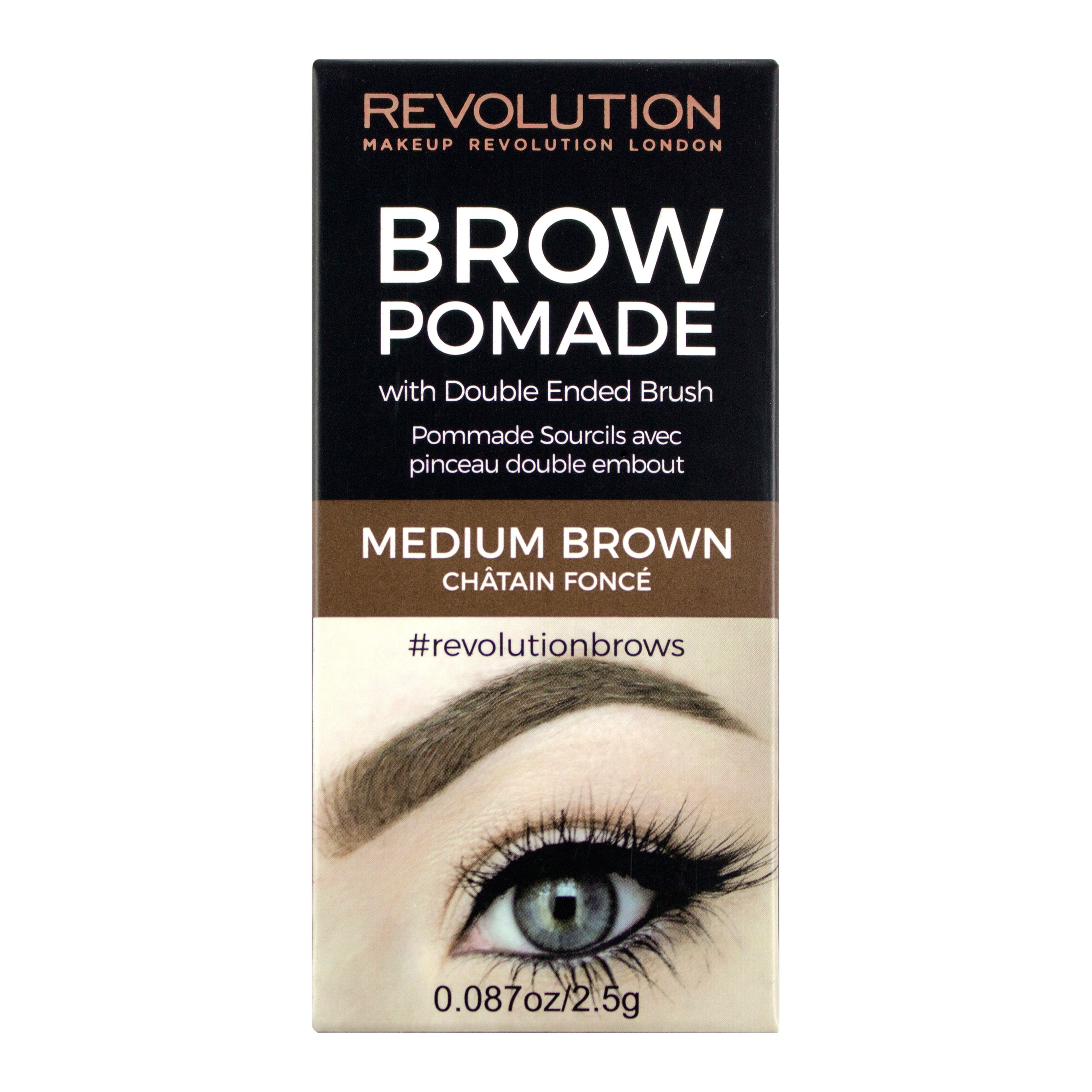Makeup Revolution Brow Pomade Medium Brown - Shop Brow pencils & powder ...