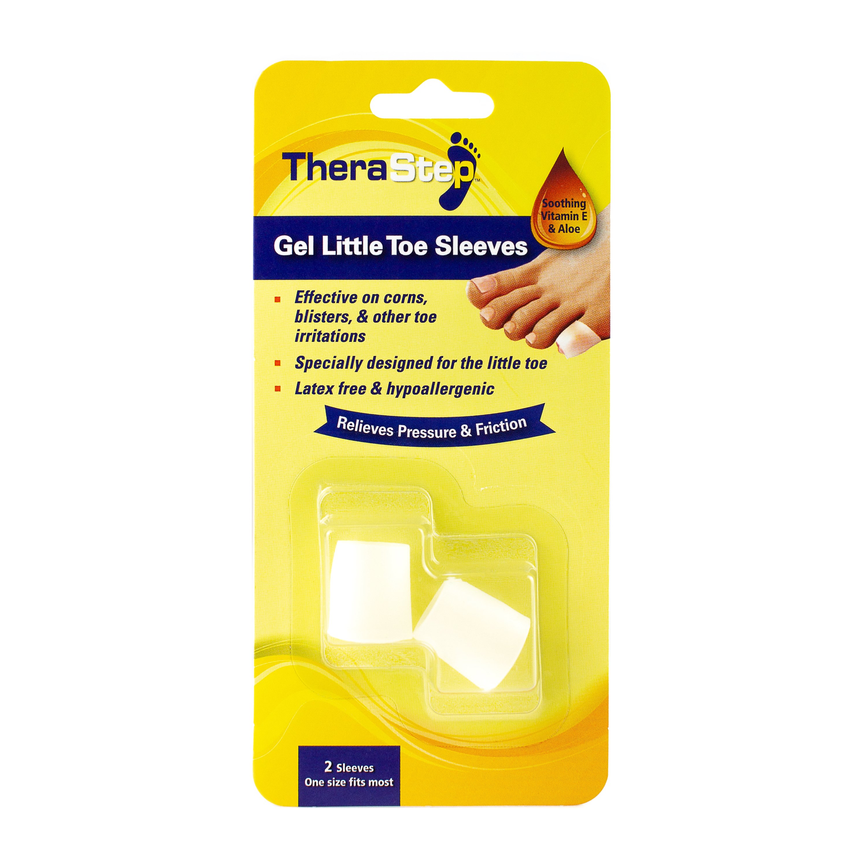 TheraStep Gel Little Toe Sleeves - Shop Foot care at H-E-B