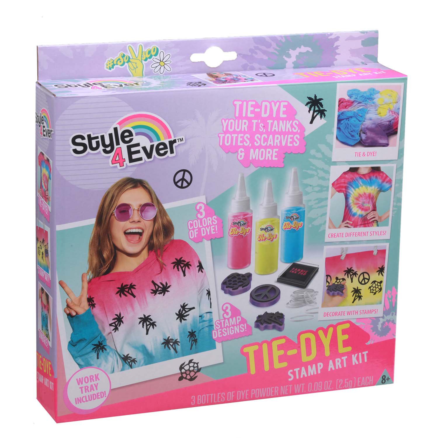 Canal Toys Style 4Ever Tie-Dye Stamp Art Kit - Shop Kits at H-E-B