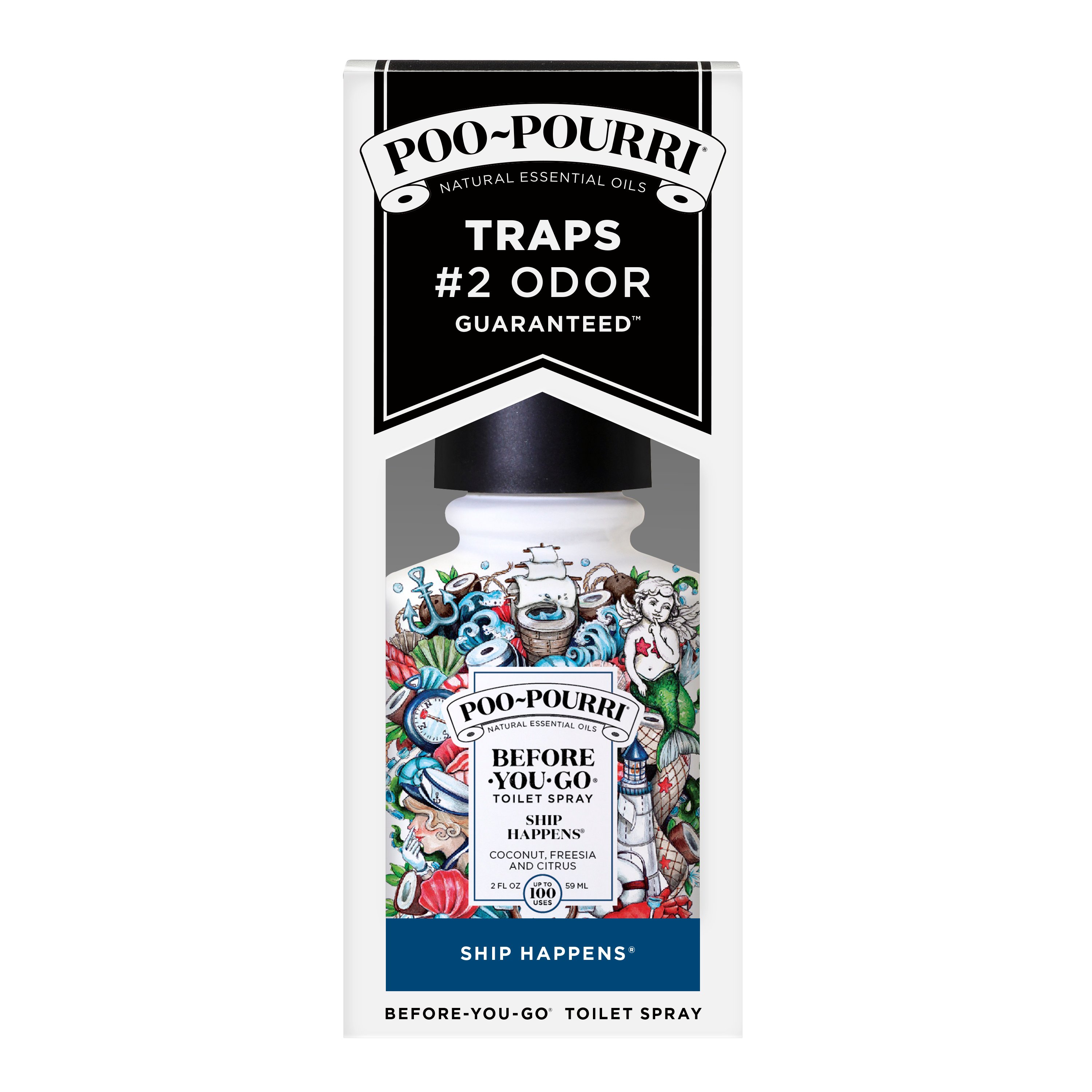 Poo-Pourri Travel Size Before You Go Toilet Spray Ship Happens - Shop ...