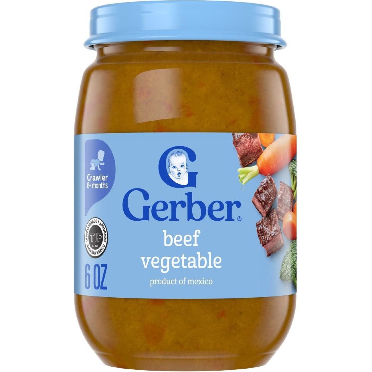 Gerber Mealtime for Baby 3rd Foods - Beef Vegetable - Shop Baby food at ...