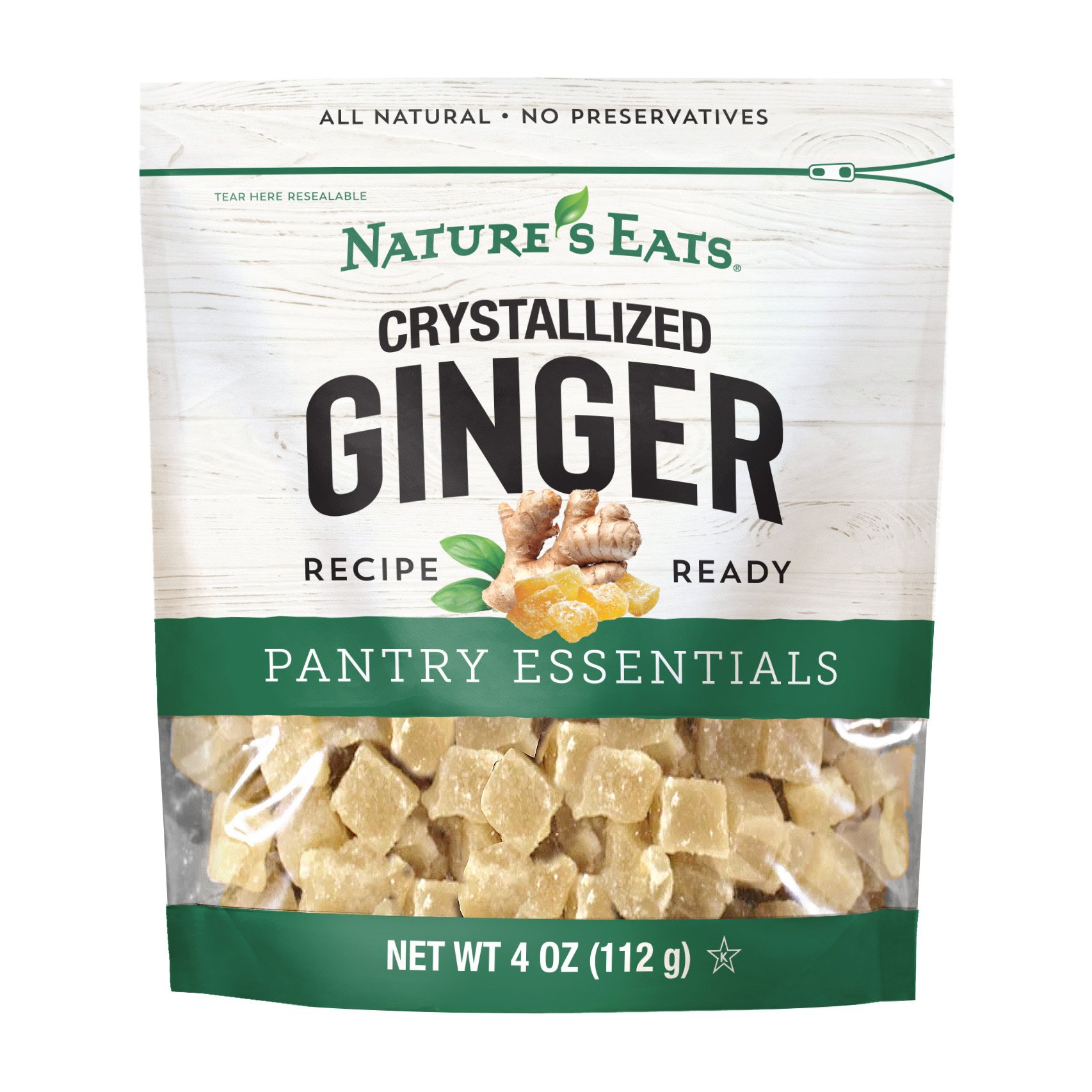 Nature's Eats Diced Crystallized Ginger - Shop Herbs & spices at H-E-B