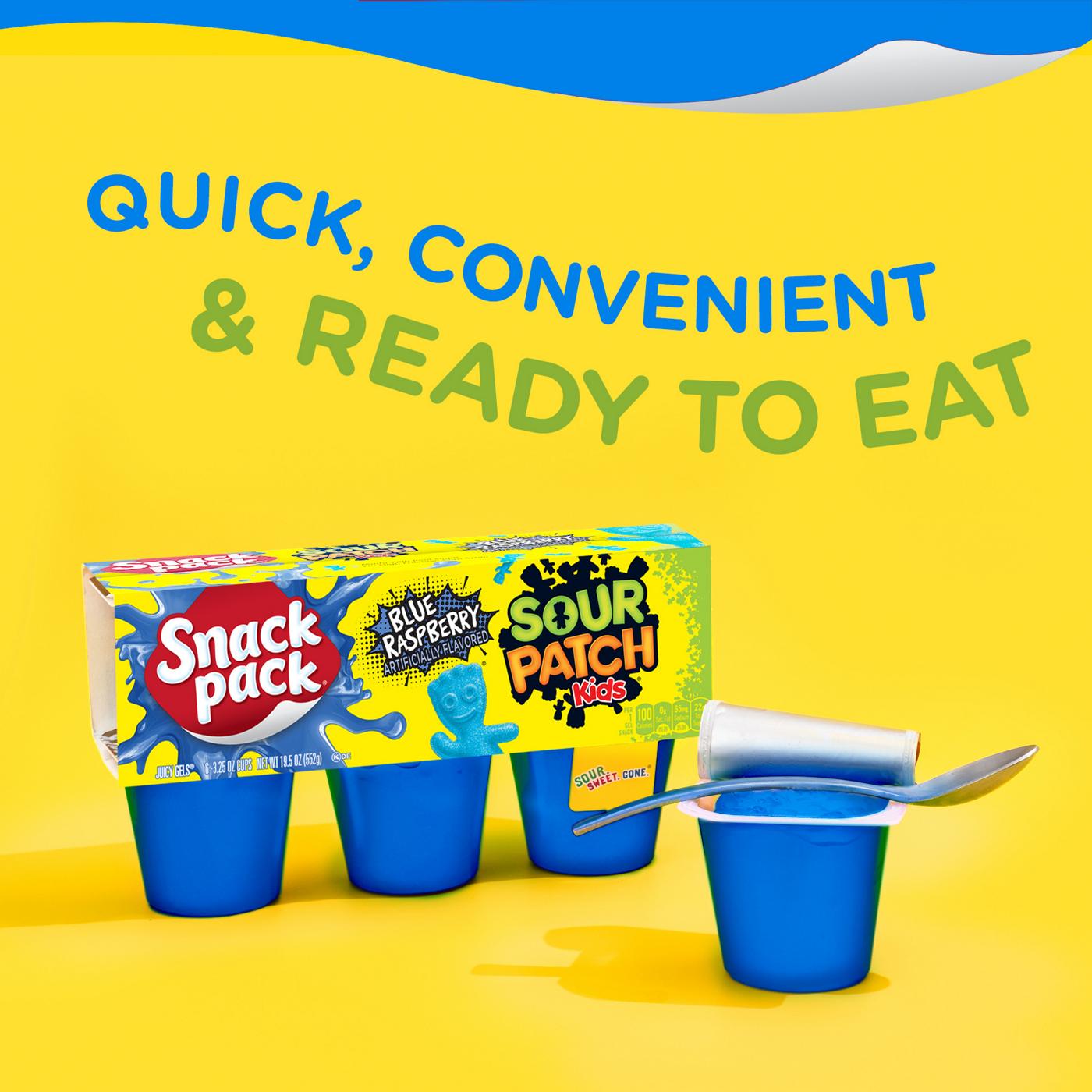 Snack Pack Sour Patch Kids Blue Raspberry Juicy Gels Cups - Shop ...