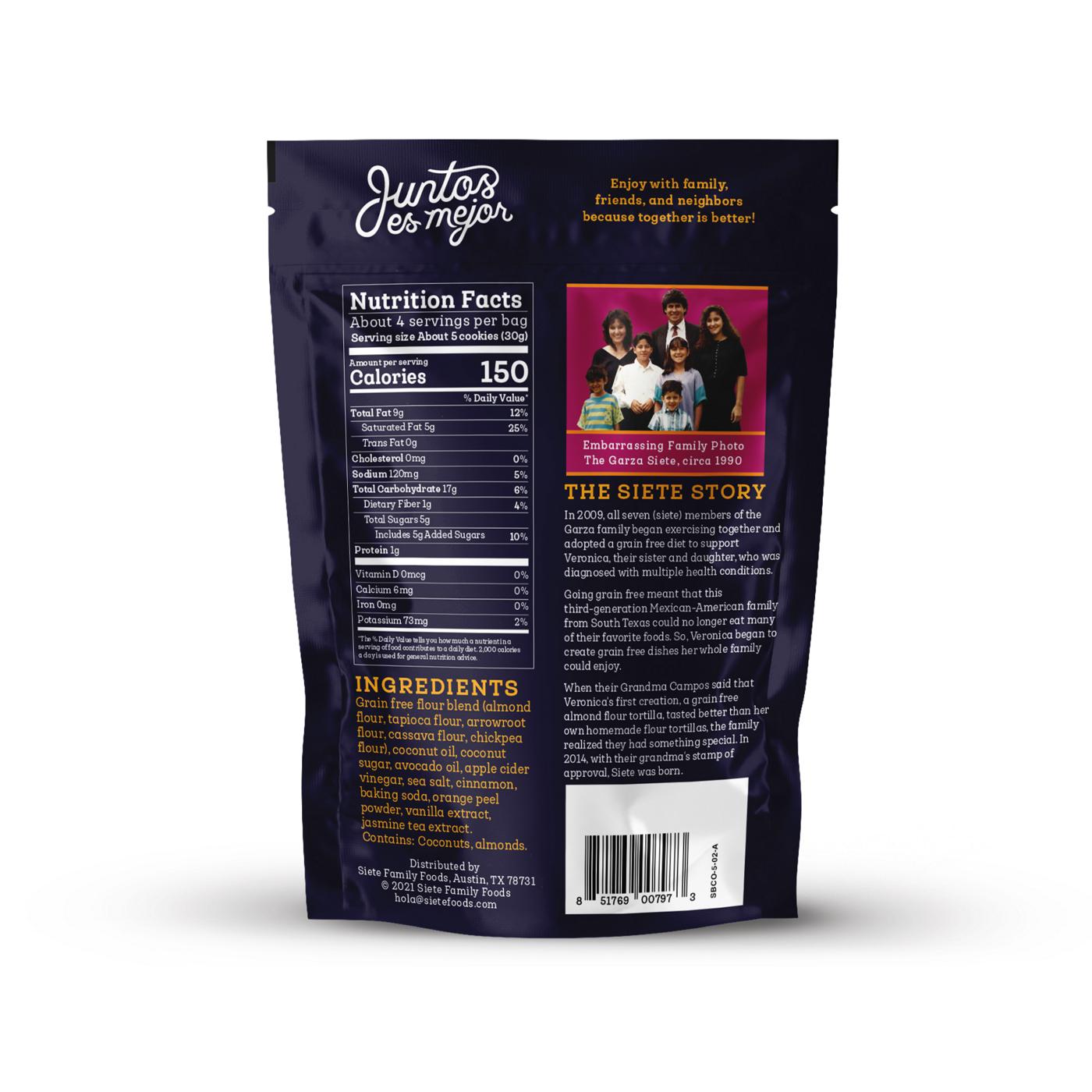 Siete Grain-Free Mexican Shortbread Cookies - Shop Cookies at H-E-B Siete Grain-Free Mexican Shortbread Cookies - Shop Cookies at H-E-B