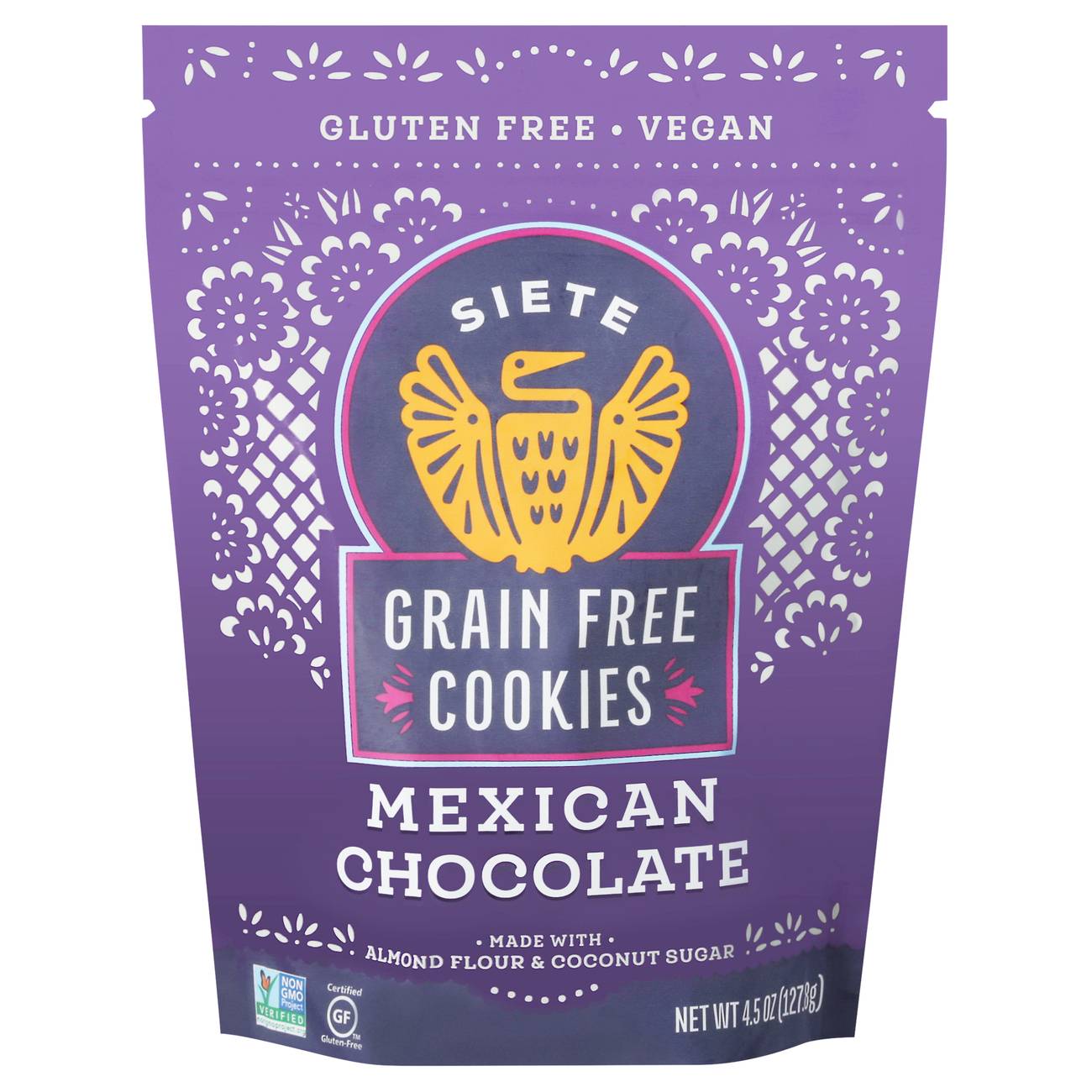 Siete Grain-Free Mexican Chocolate Cookies - Shop Cookies at H-E-B Siete Grain-Free Mexican Chocolate Cookies - Shop Cookies at H-E-B