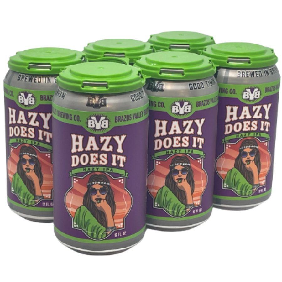 Brazos Valley Brewing Hazy Does It IPA Craft Beer 6 pk Cans - Shop Beer ...