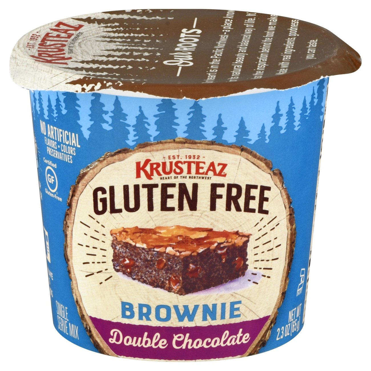 Krusteaz Gluten Free Double Chocolate Brownie Cup Mix - Shop Baking ...