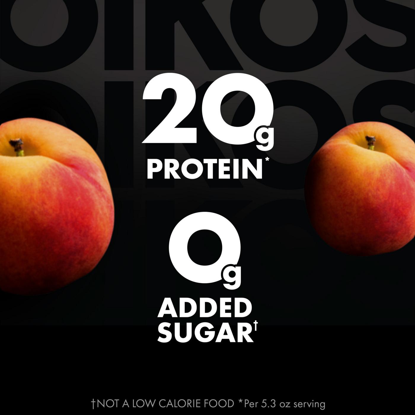 Oikos Pro 20g Protein Zero Added Sugar Non Fat Blended Greek Yogurt ...