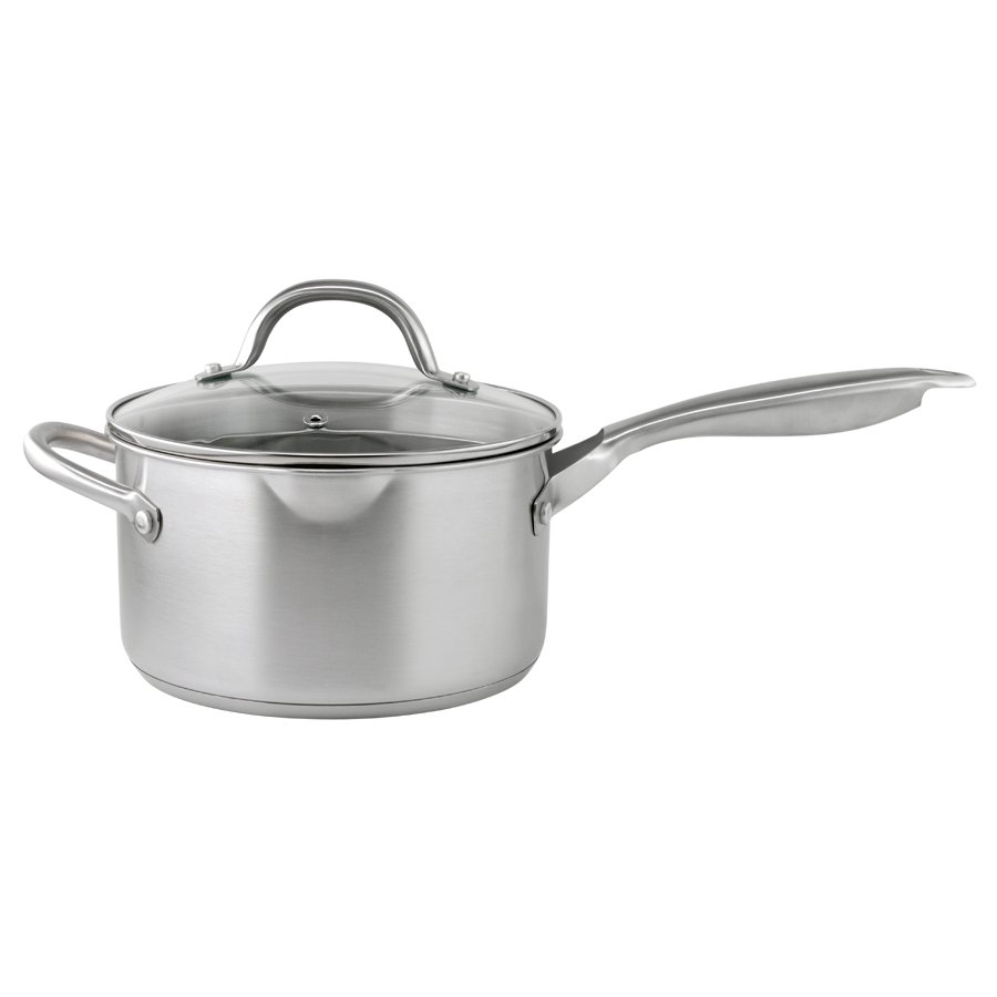 Sonoma Stainless Steel Sauce Pan with Strainer Glass Lid - Shop Kitchen ...