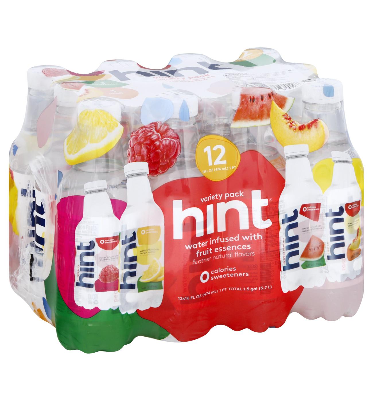 Hint Infused Water Variety Pack 16 oz Bottles - Shop Sports & energy ...