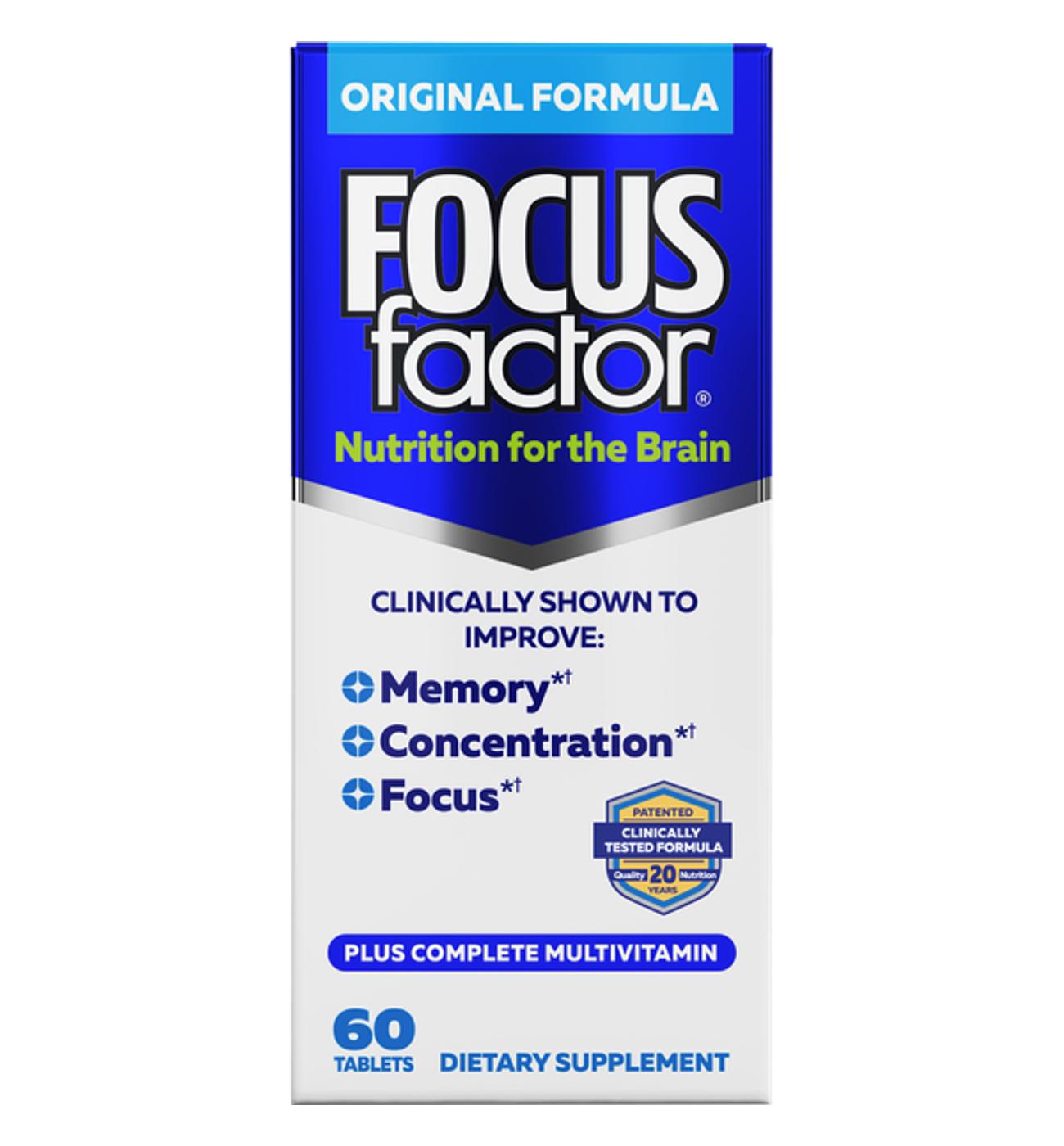 Focus Factor Brain Supplement & Complete Multivitamin - Shop Diet ...