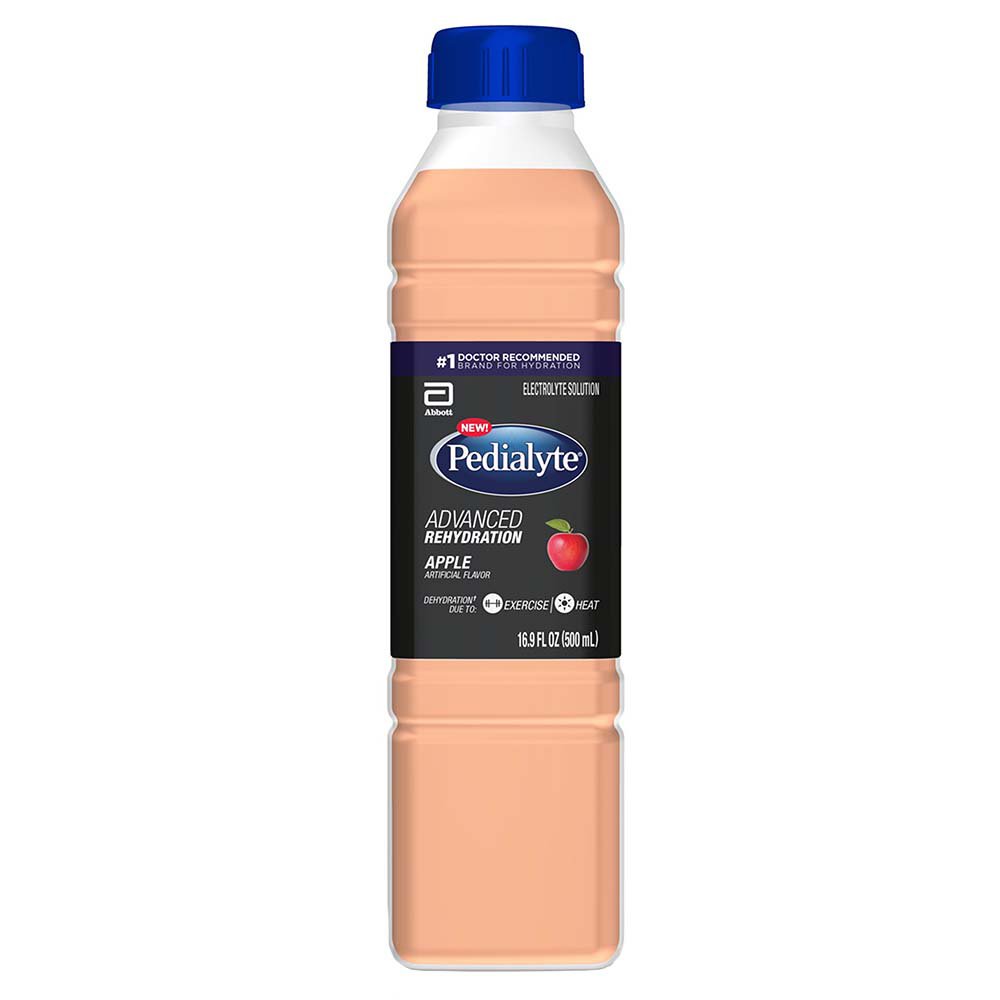 Pedialyte Advanced Rehydration Apple Electrolyte Solution - Shop Sports ...