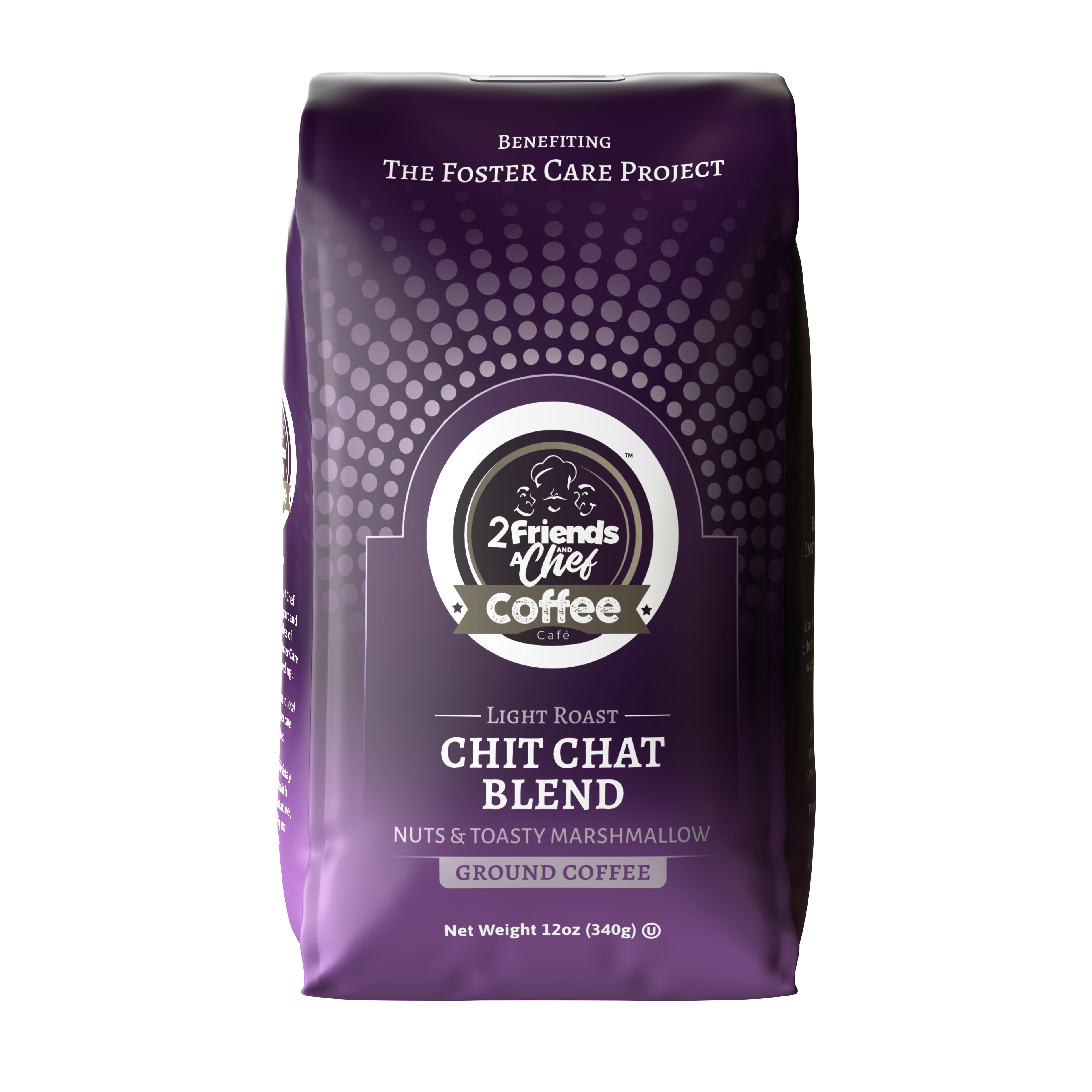 2 Friends & a Chef Chit Chat Blend Medium Roast Ground Coffee - Shop ...