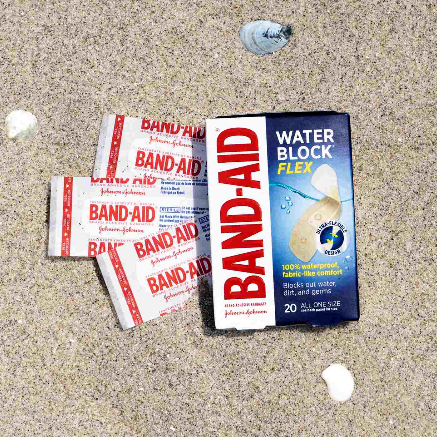 Band-Aid Water Block Flex Bandages - Shop Bandages & gauze at H-E-B