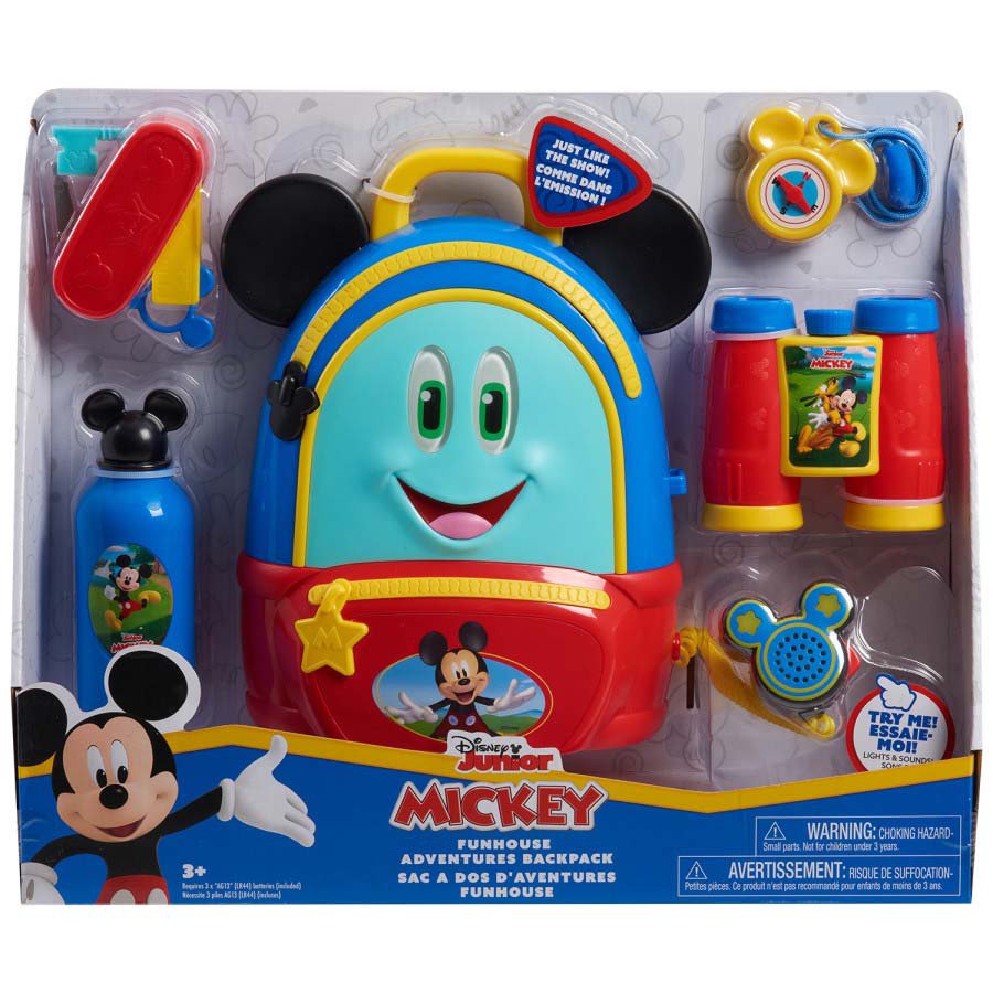 Disney Junior Mickey Mouse Funhouse Adventures Backpack - Shop Playsets ...