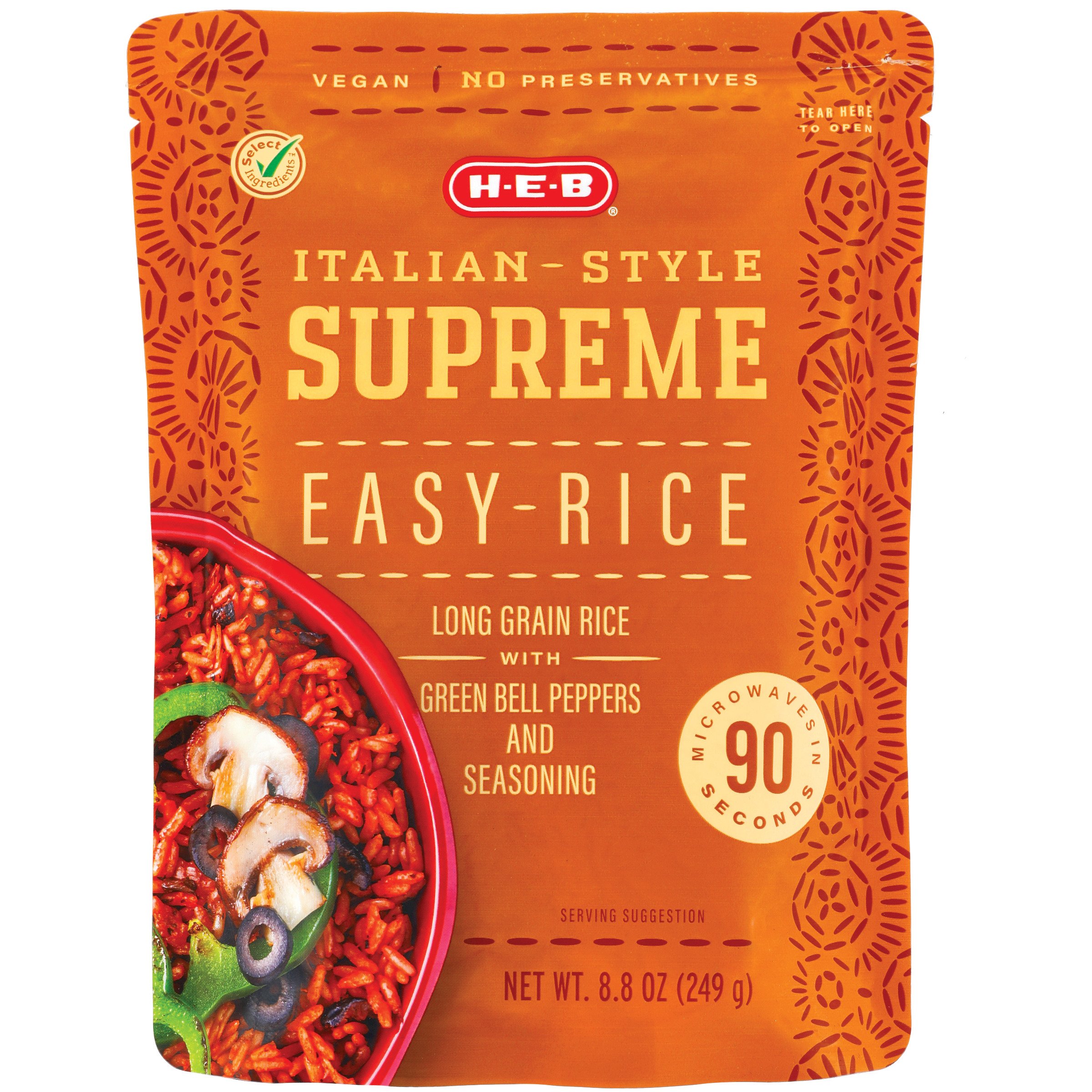 H-E-B Italian Style Supreme Easy Rice - Shop Rice & grains at H-E-B