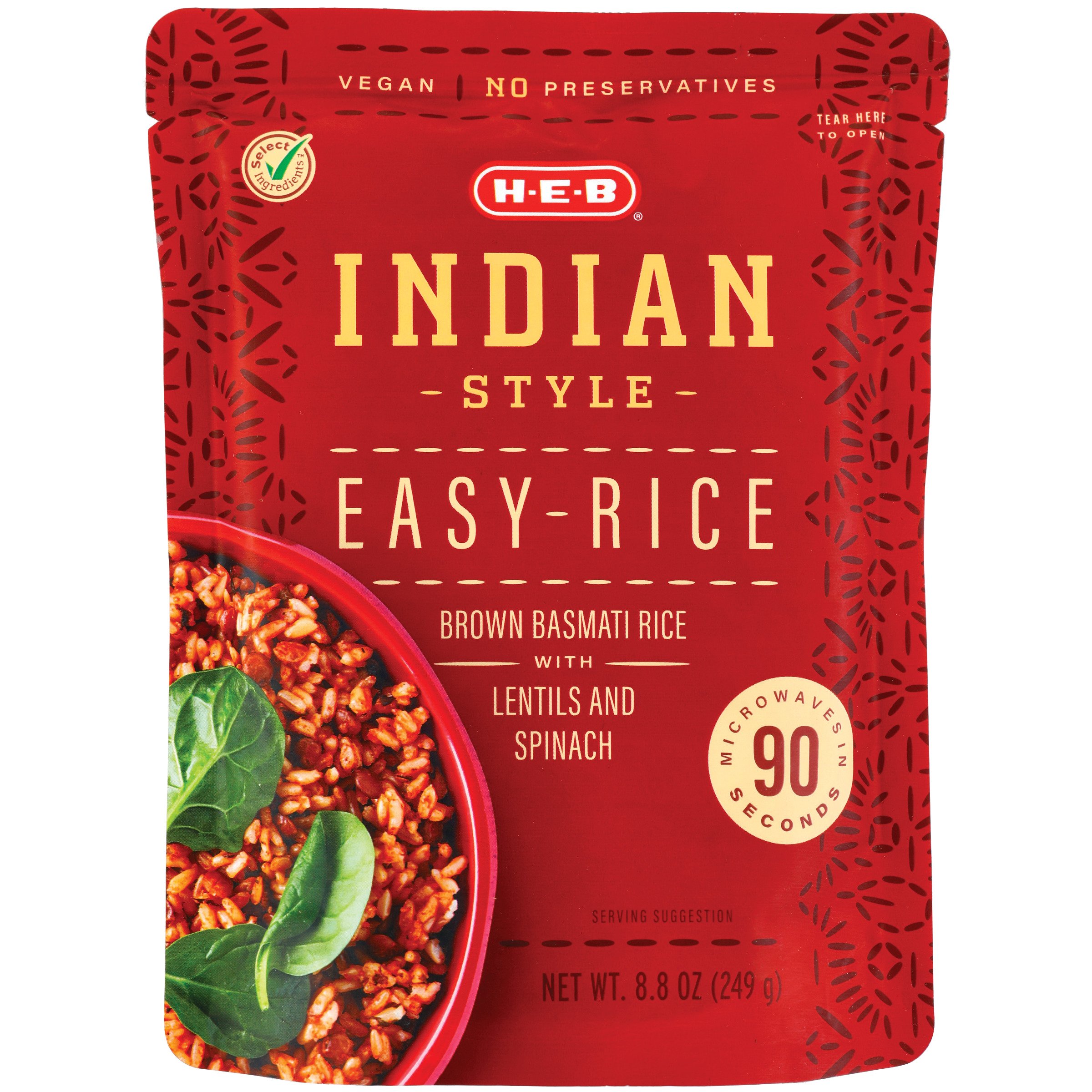 H-E-B Indian Style Easy Rice - Shop Rice & grains at H-E-B