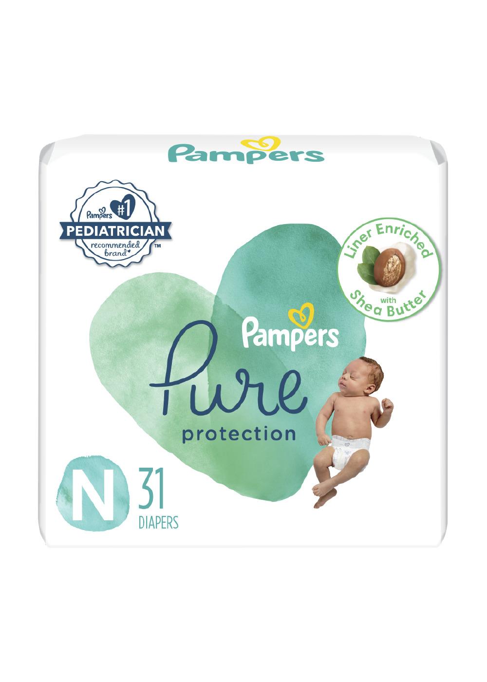 Pampers Pure Protection Diapers - Newborn - Shop Diapers at H-E-B