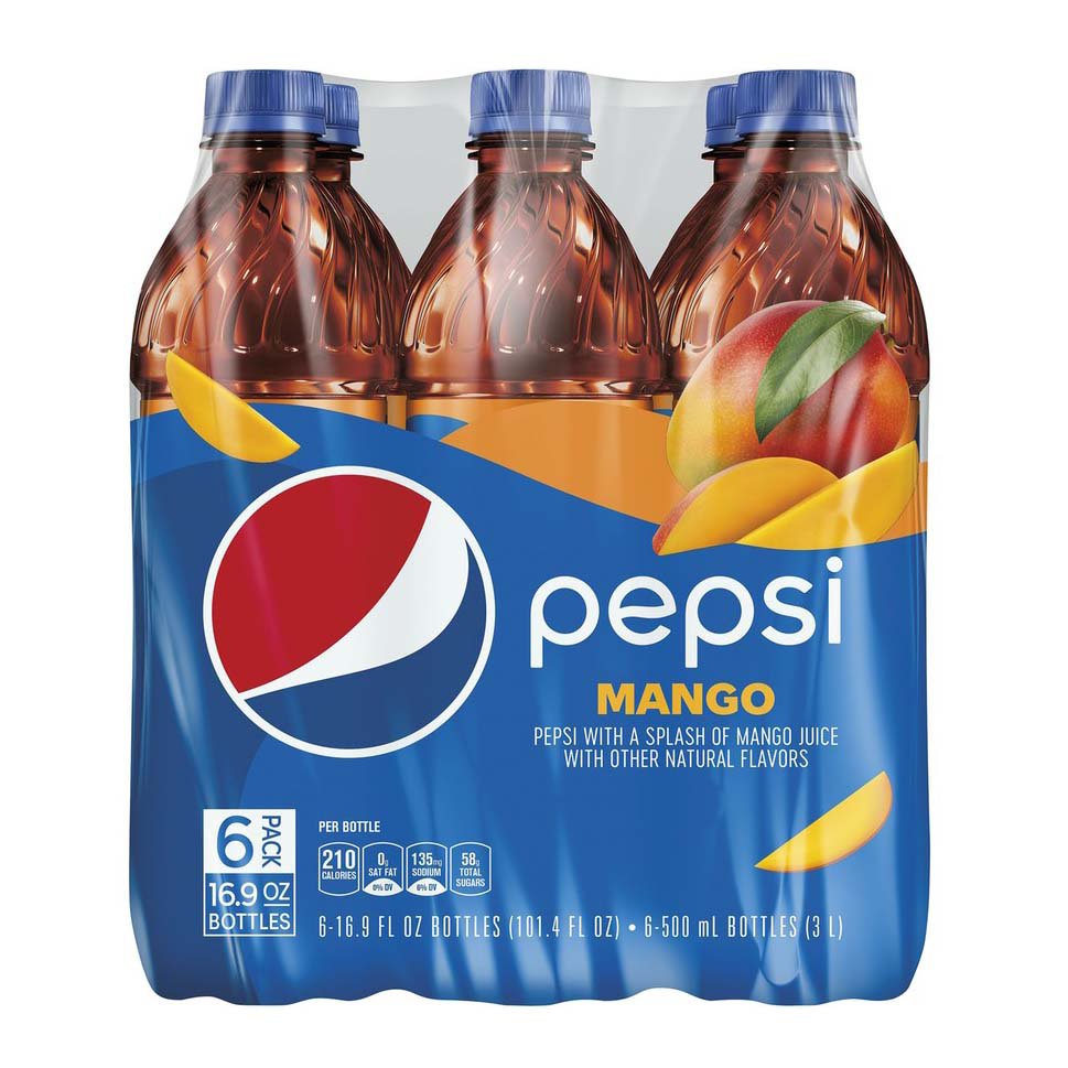 Pepsi Mango 16.9 oz Bottles - Shop Soda at H-E-B