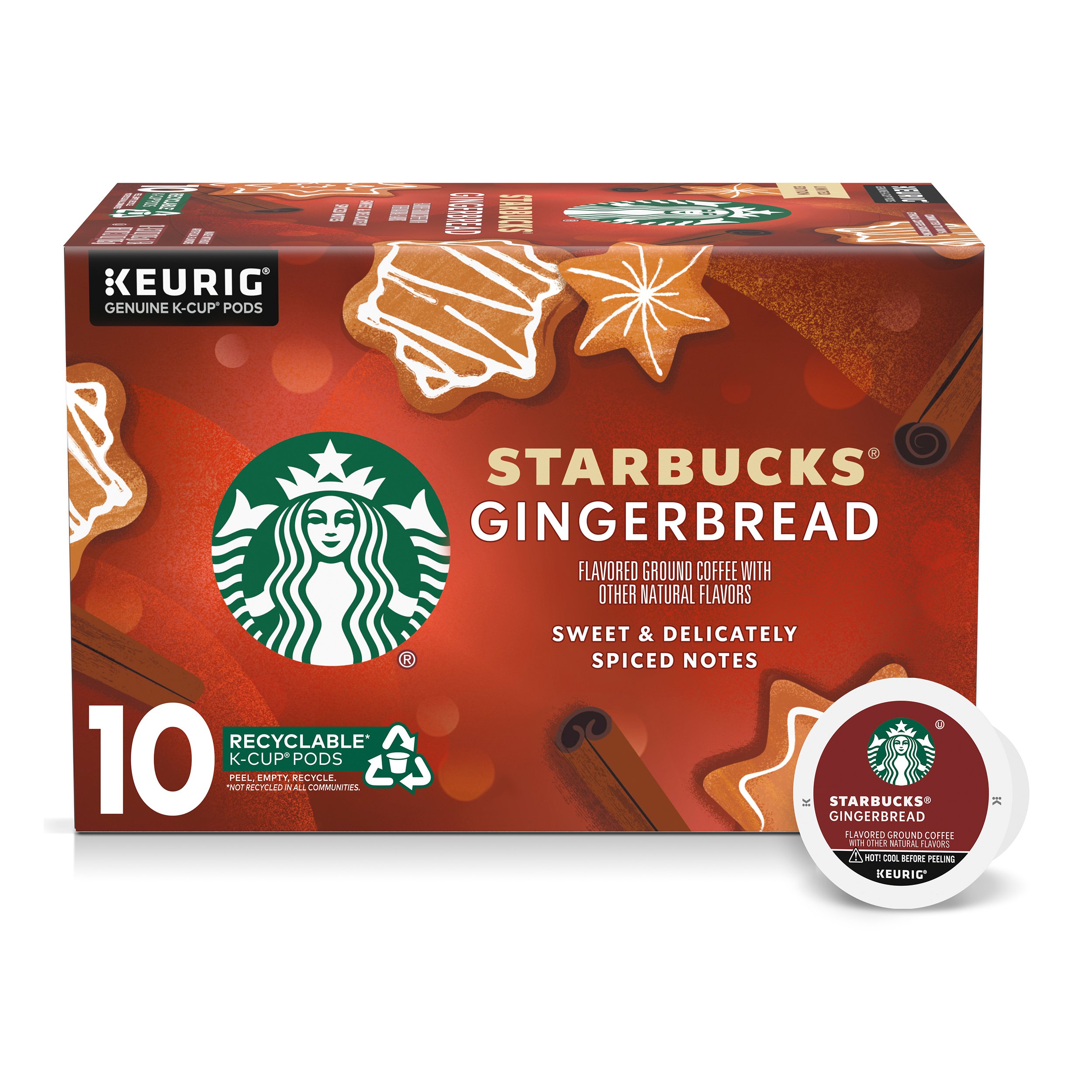 Starbucks Gingerbread Coffee Single Serve K-Cups - Shop Coffee at H-E-B