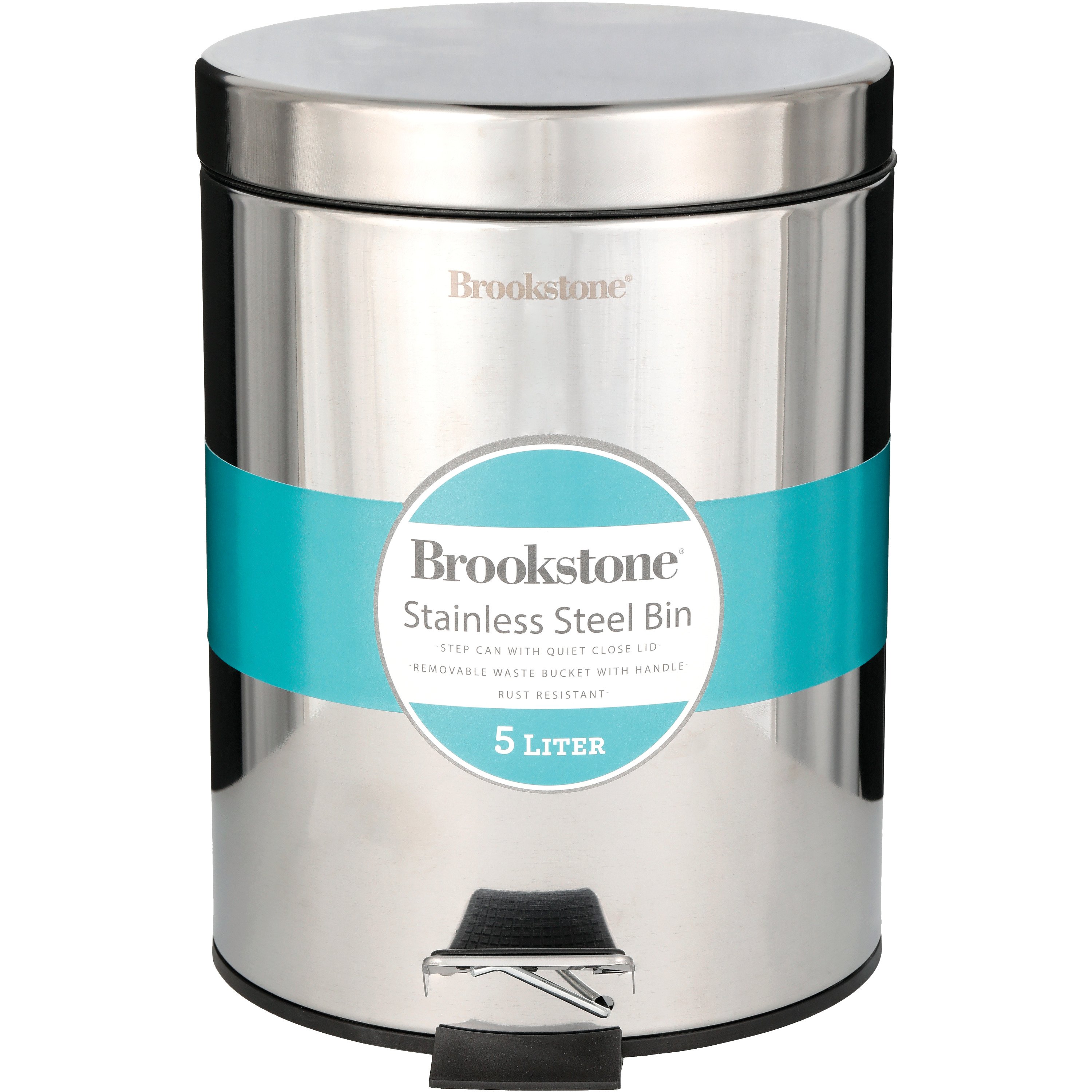 Brookstone Stainless Steel Trash Can - Shop Trash cans at H-E-B
