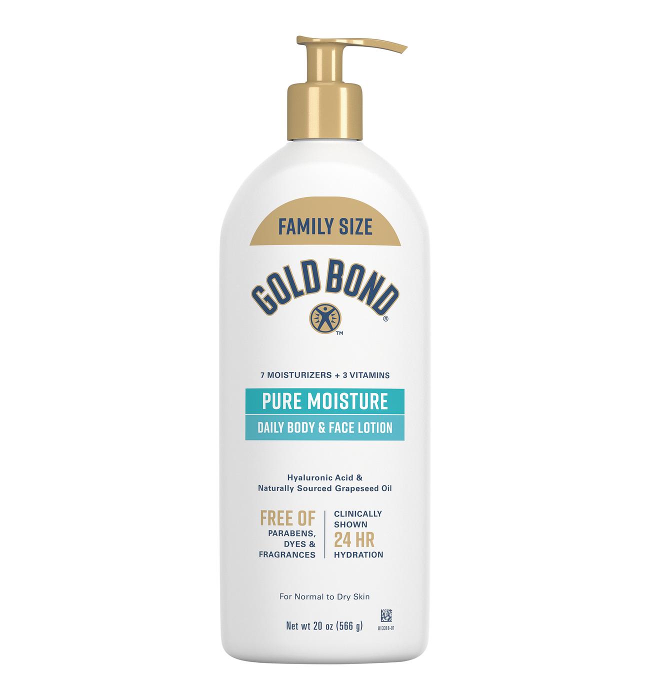 Gold Bond Pure Moisture Lotion, Ultra-lightweight Daily Lotion - Shop ...