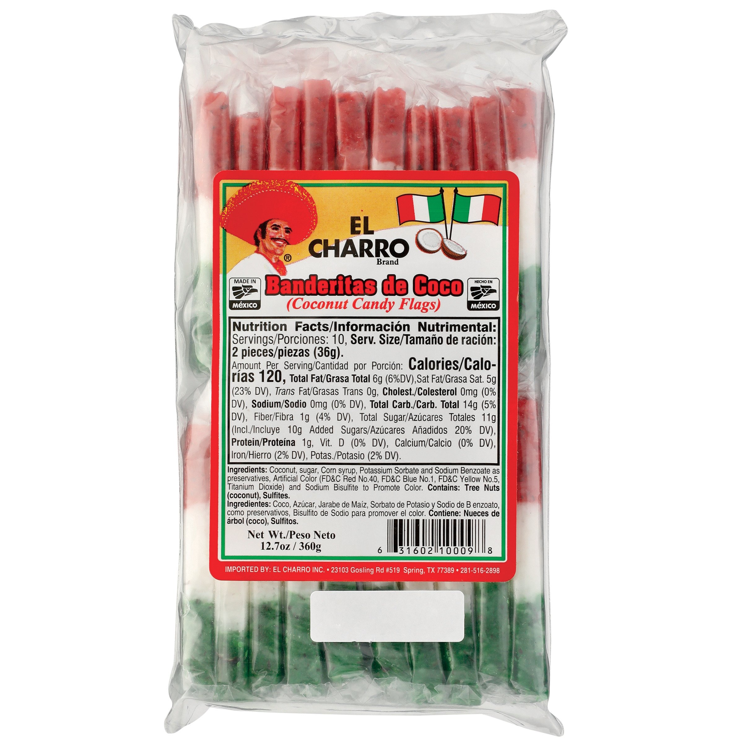 El Charro Banderitas de Coco - Shop Candy at H-E-B