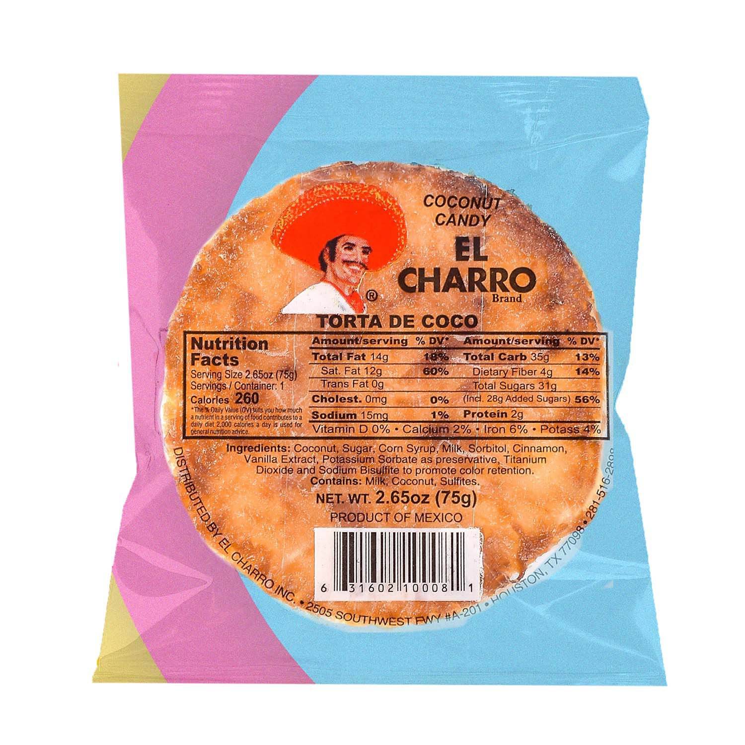 El Charro Torta De Coco Coconut Candy - Shop Candy at H-E-B
