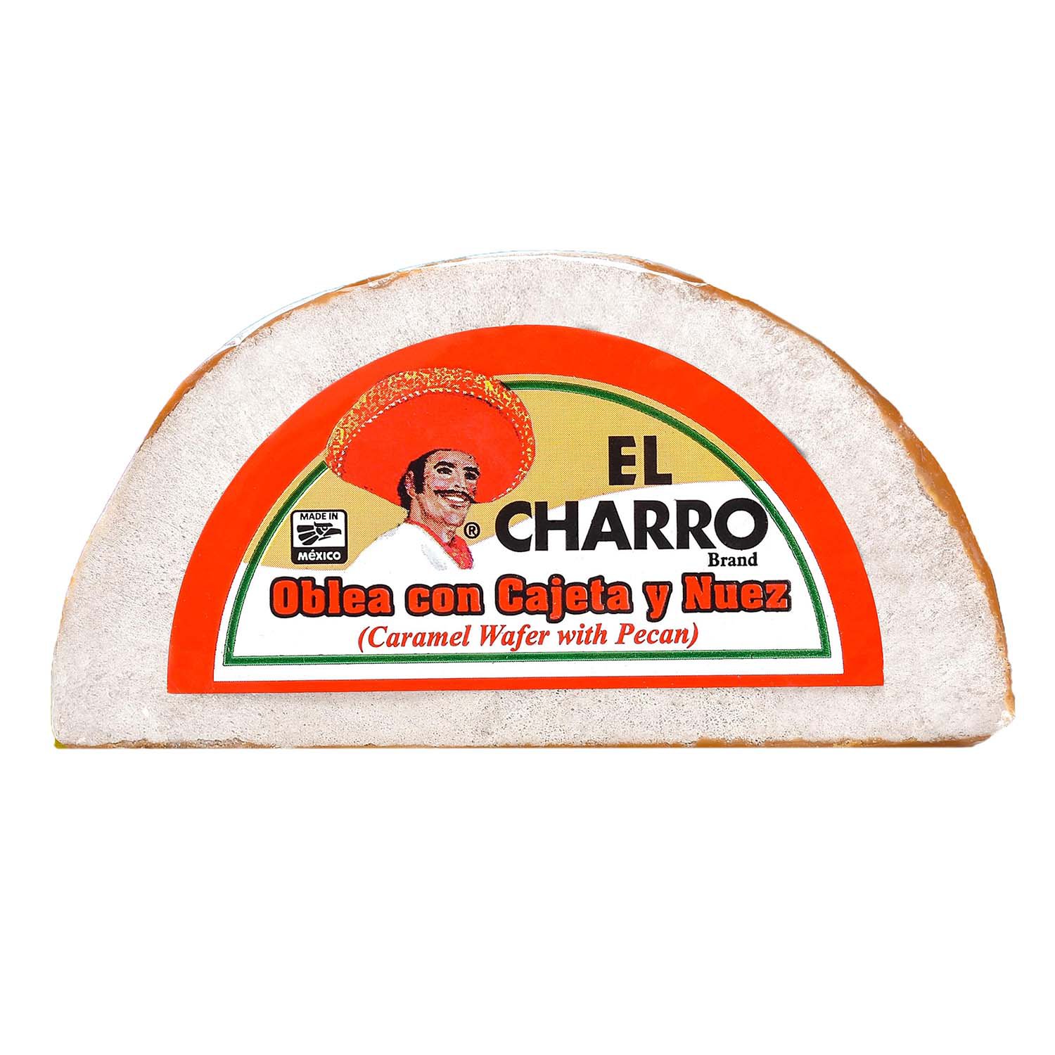 El Charro Oblea Con Cajeta Y Nuez, Caramel Wafer With Pecan - Shop ...