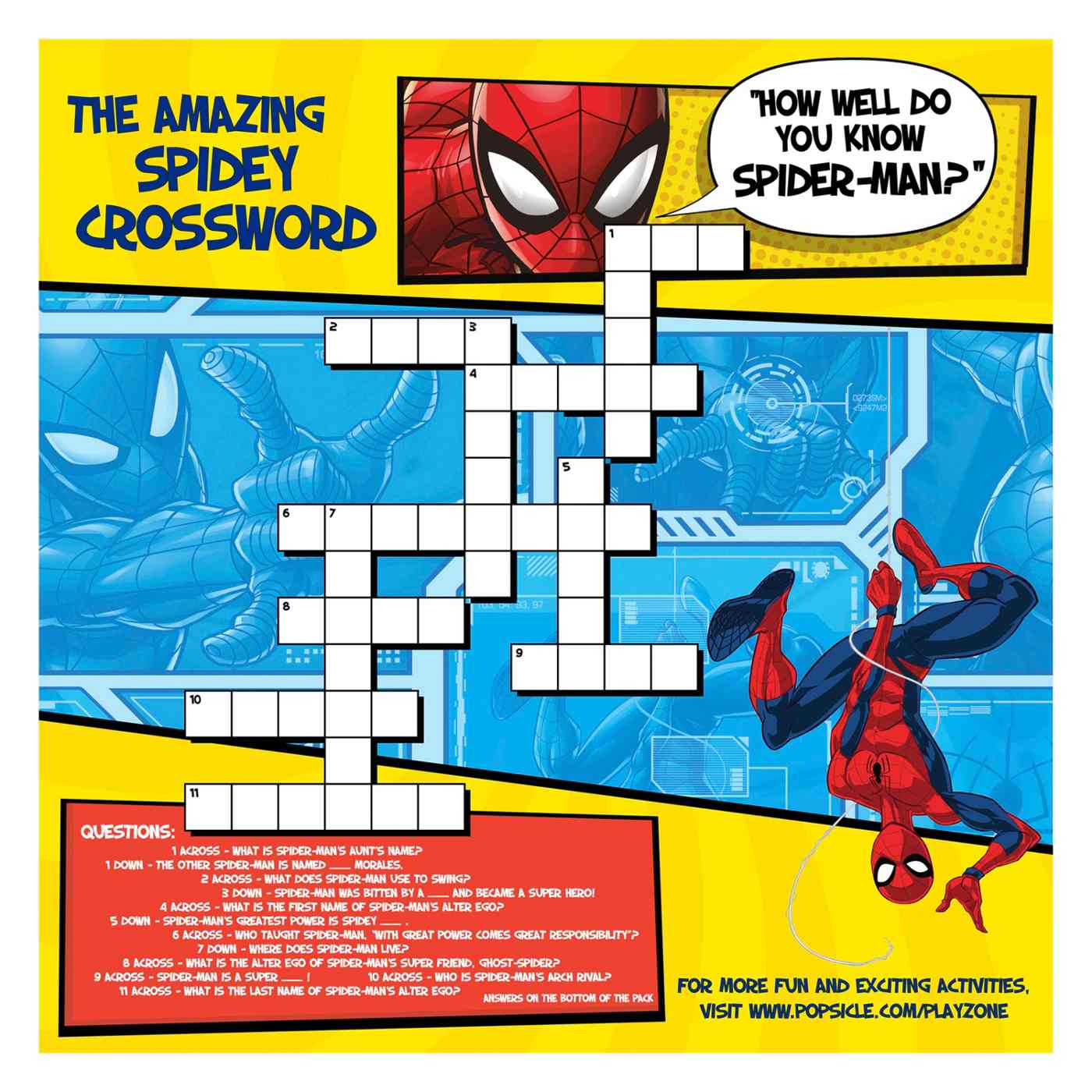 Popsicle Marvel Spiderman Ice Pops - Shop Bars & pops at H-E-B