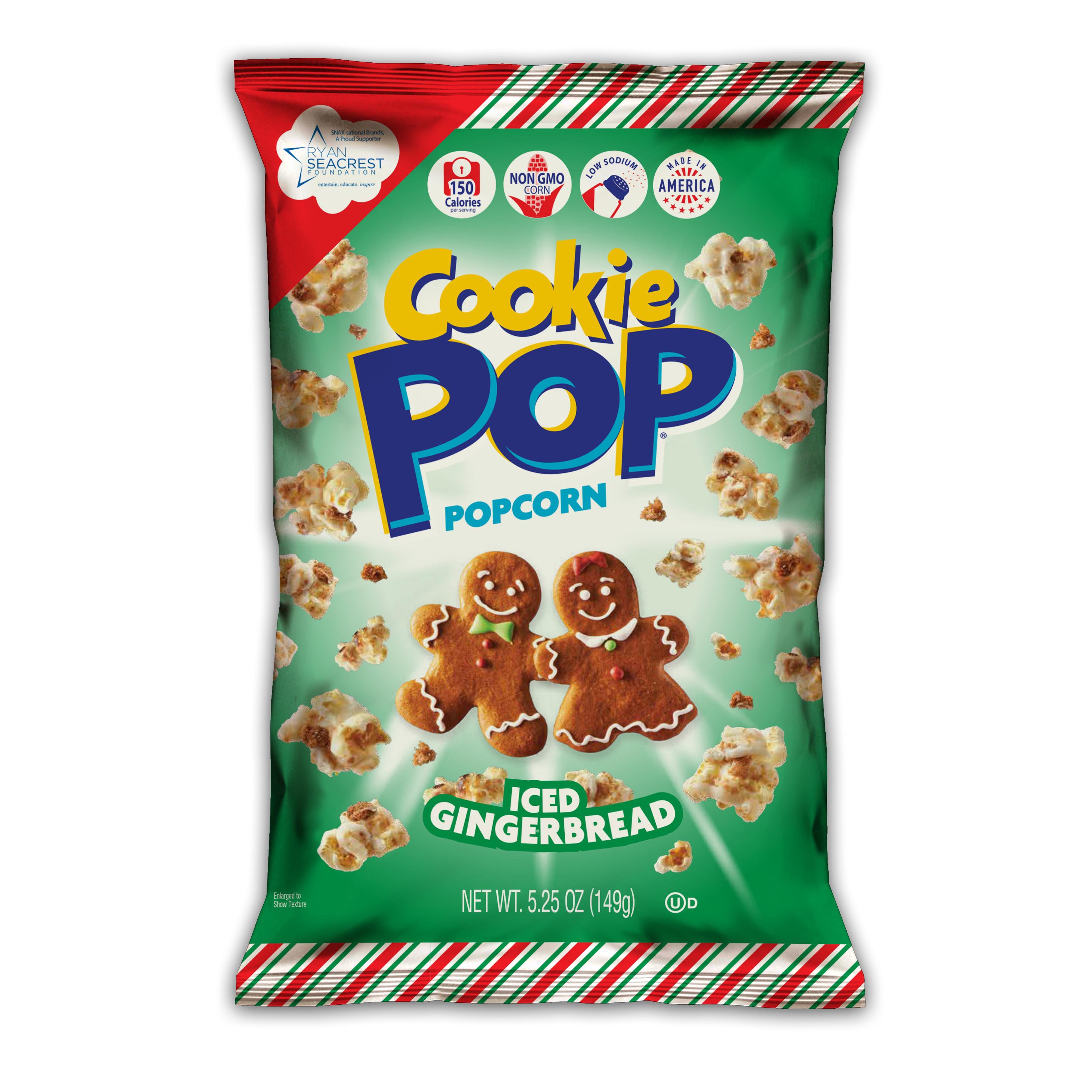 Cookie Pop Iced Gingerbread Popcorn - Shop Popcorn at H-E-B