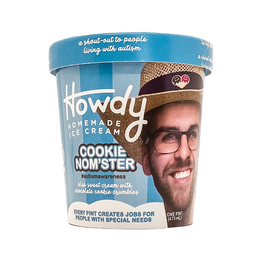 Howdy Homemade Cookie Nom'ster Ice Cream - Shop Ice cream at H-E-B