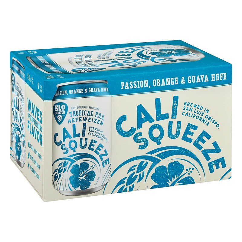 Slo Brew Tropical P.O.G. Hefeweizen Cali Squeeze Beer 12 oz Cans - Shop ... Slo Brew Tropical P.O.G. Hefeweizen Cali Squeeze Beer 12 oz Cans - Shop ...