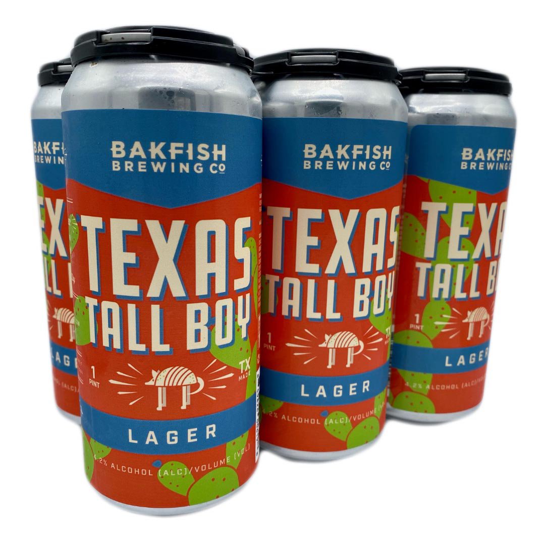 Bakfish Brewing Texas Tall Boy Light Lager 16 oz Cans - Shop Beer at H-E-B