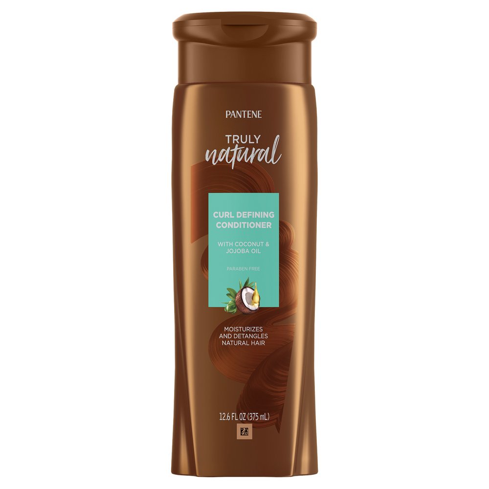 Pantene Truly Natural Curl Defining Conditioner - Coconut & Jojoba Oil ...