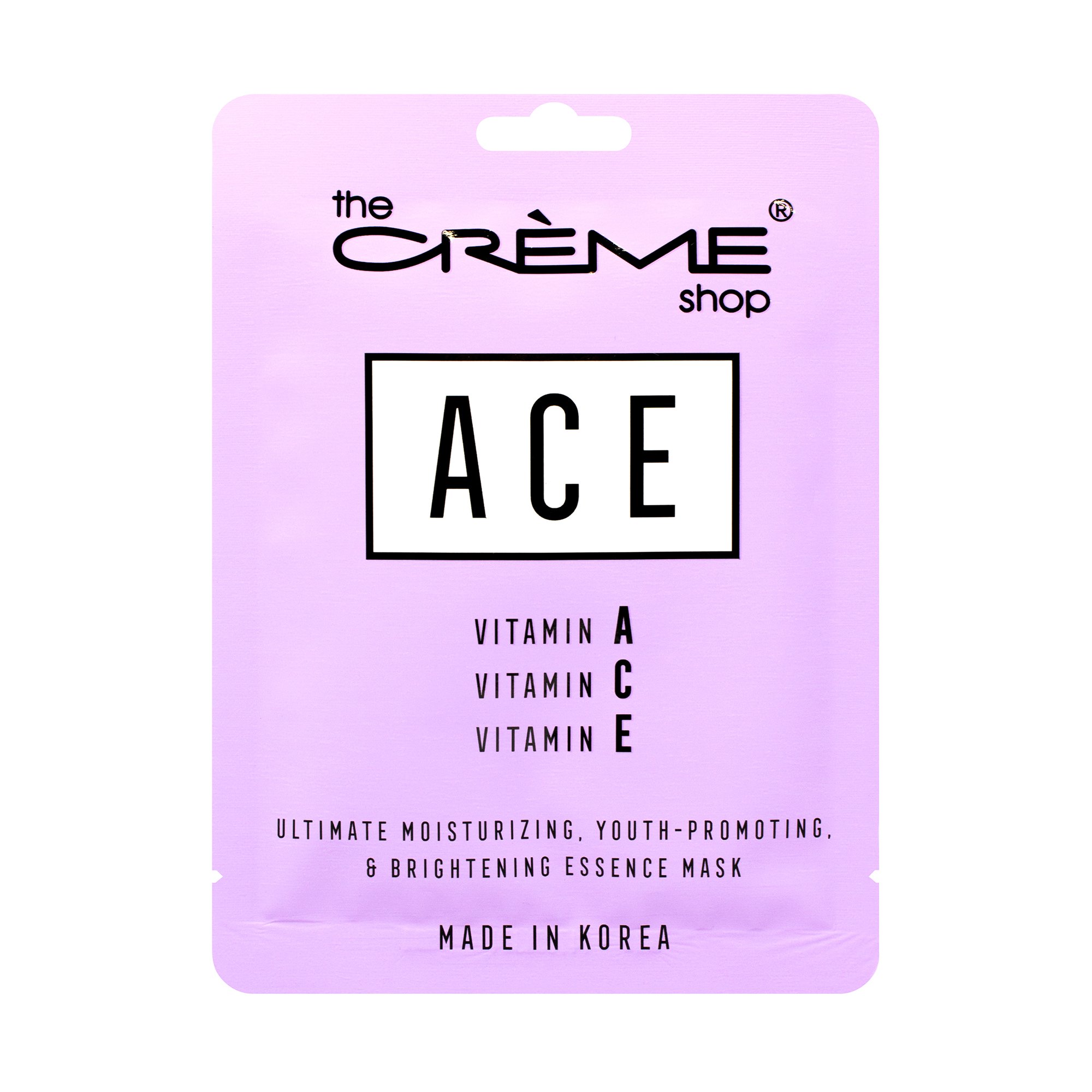 The Crème Shop ACE Essence Sheet Mask Youth-Promoting & Brightening ...