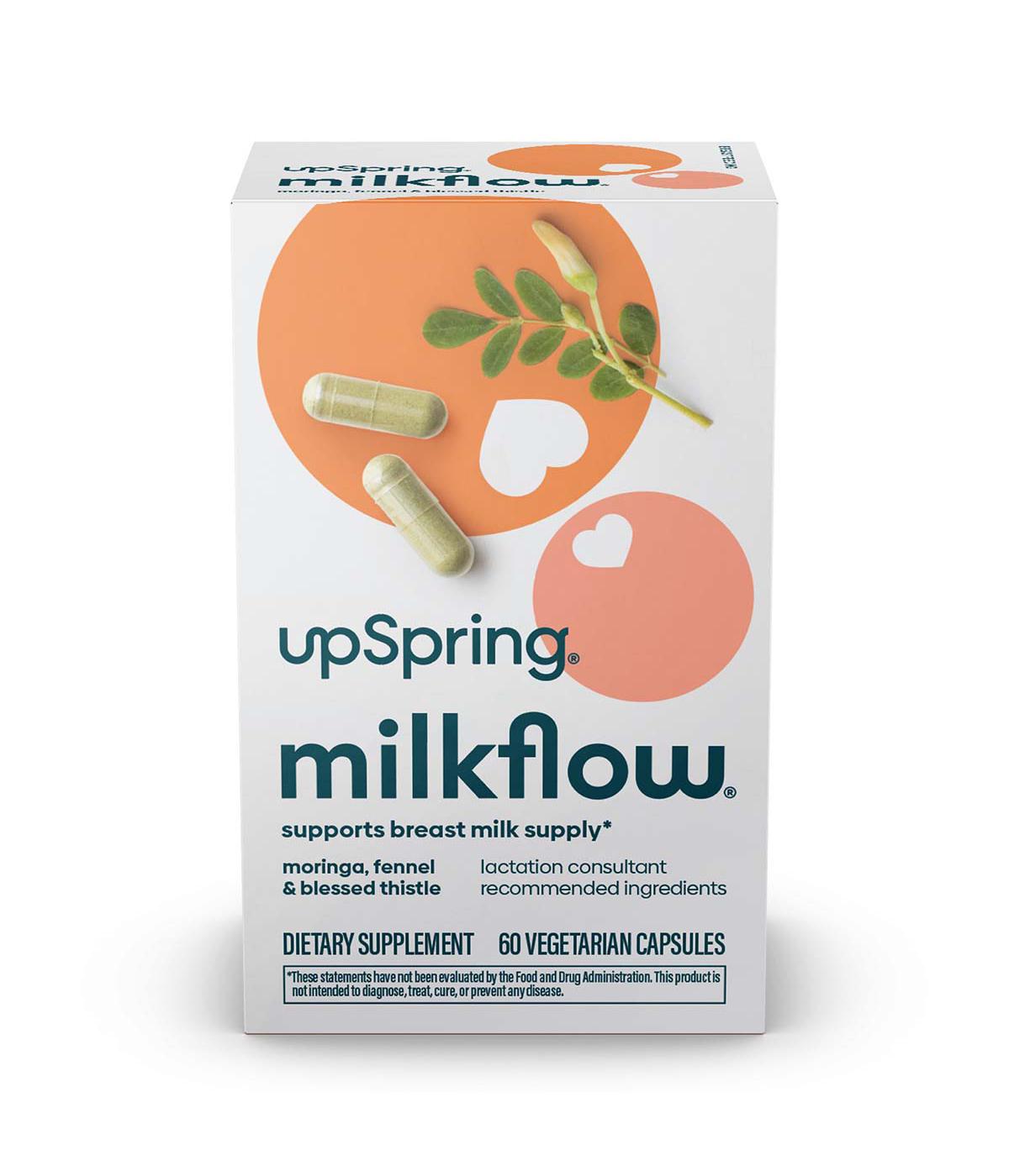 UpSpring Milk Flow Breastfeeding Supplement Capsules - Shop Breast ...