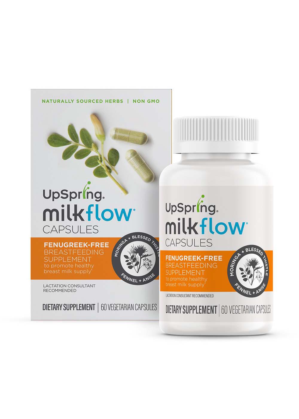 UpSpring Milk Flow Breastfeeding Supplement Capsules - Shop Breast feeding supplements at H-E-B