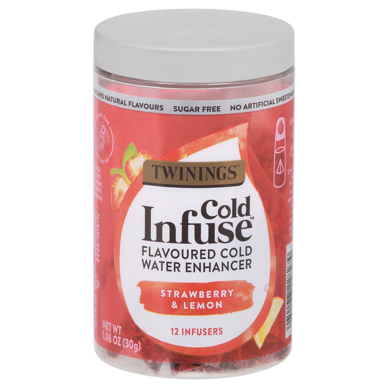 Twinings Strawberry & Lemon Cold Infuse Water Enhancer - Shop Tea at H-E-B