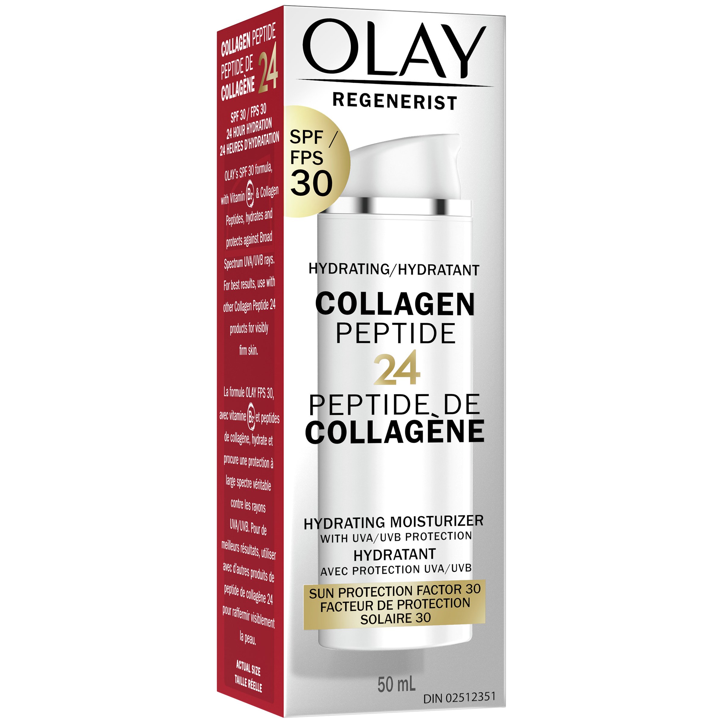Olay Olay Regenerist Collagen Peptide 24 SPF Moisturizer, SPF 30 - Shop ... Olay Olay Regenerist Collagen Peptide 24 SPF Moisturizer, SPF 30 - Shop ...