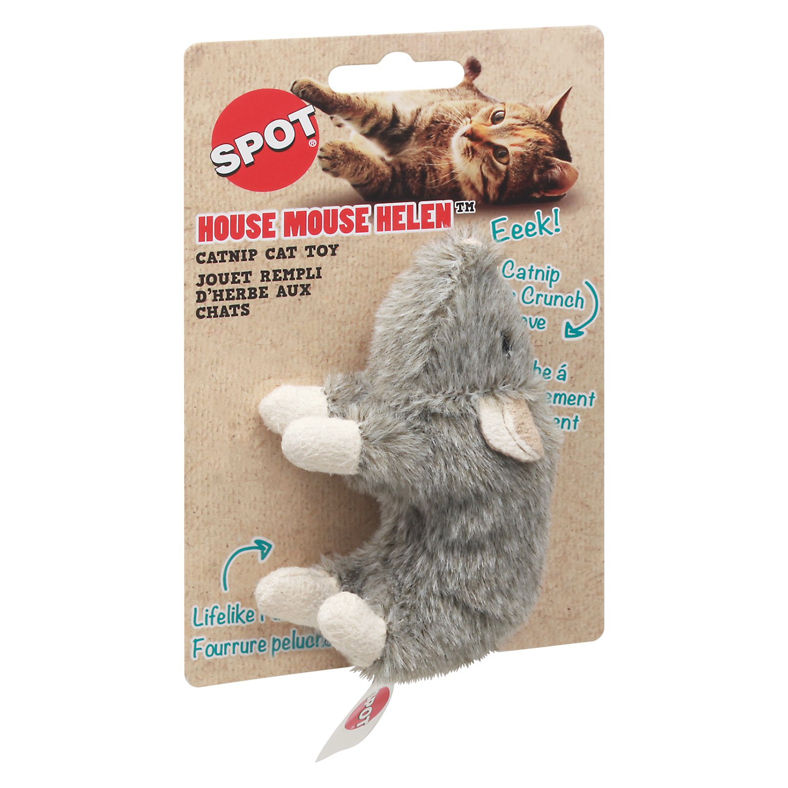 Spot House Mouse Helen Catnip Cat Toy - Shop Toys at H-E-B