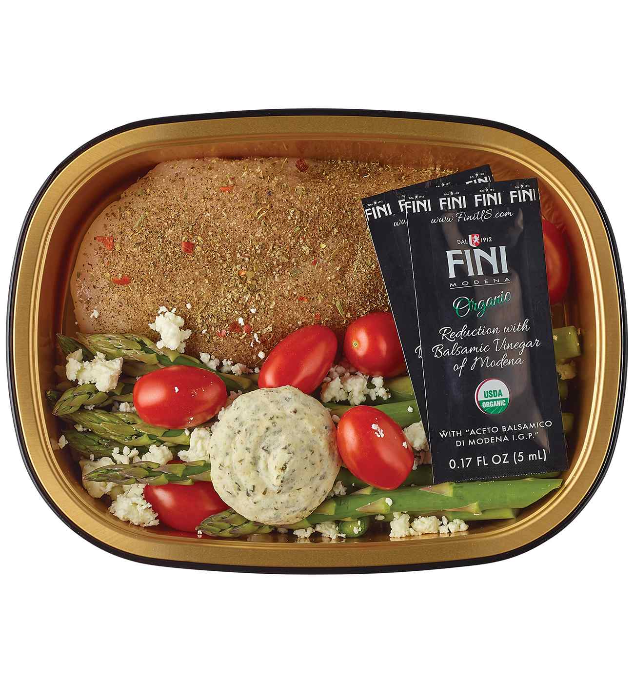 Meal Simple by H-E-B Balsamic Glazed Chicken Breast & Pesto Feta ...