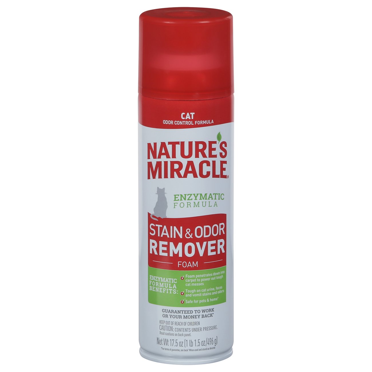 Nature's Miracle Cat Stain & Odor Remover Foam - Shop Healthcare ...