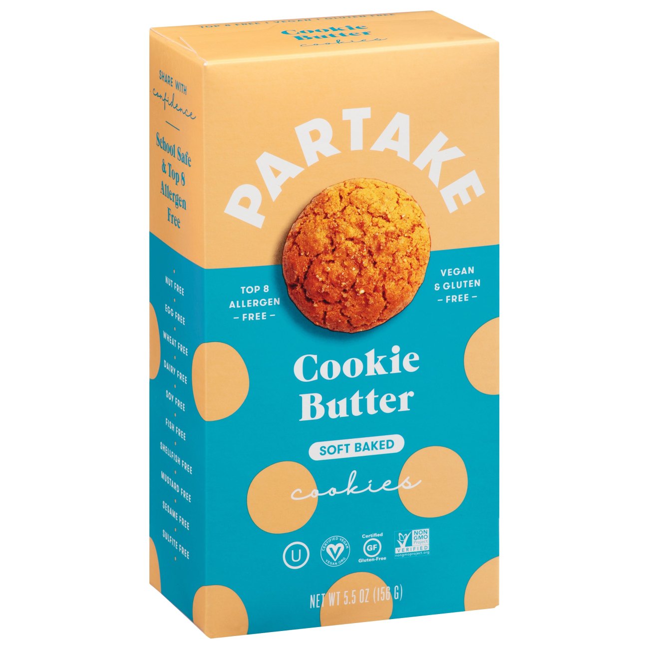 Partake Foods Soft Baked Cookie Butter Cookies - Shop Cookies at H-E-B