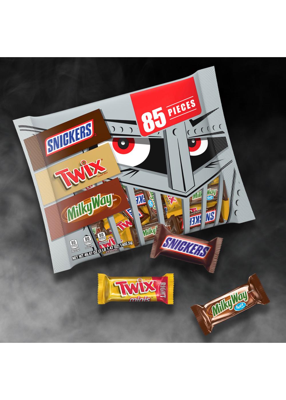 Snickers, Twix & Milky Way Assoted Fun Size Halloween Candy Bars - Shop ...