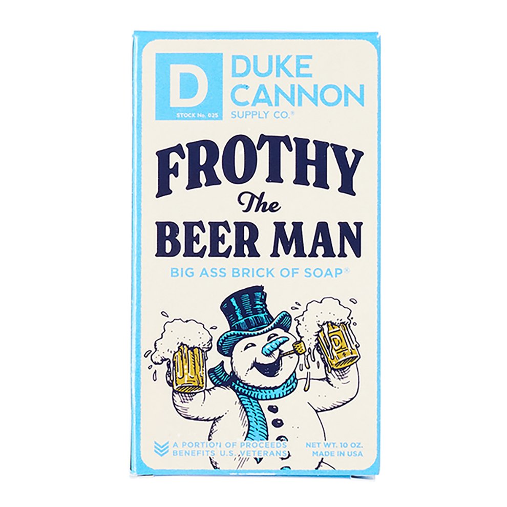 Duke Cannon Frothy The Beer Man Christmas Bar Soap - Shop Hand & bar ...