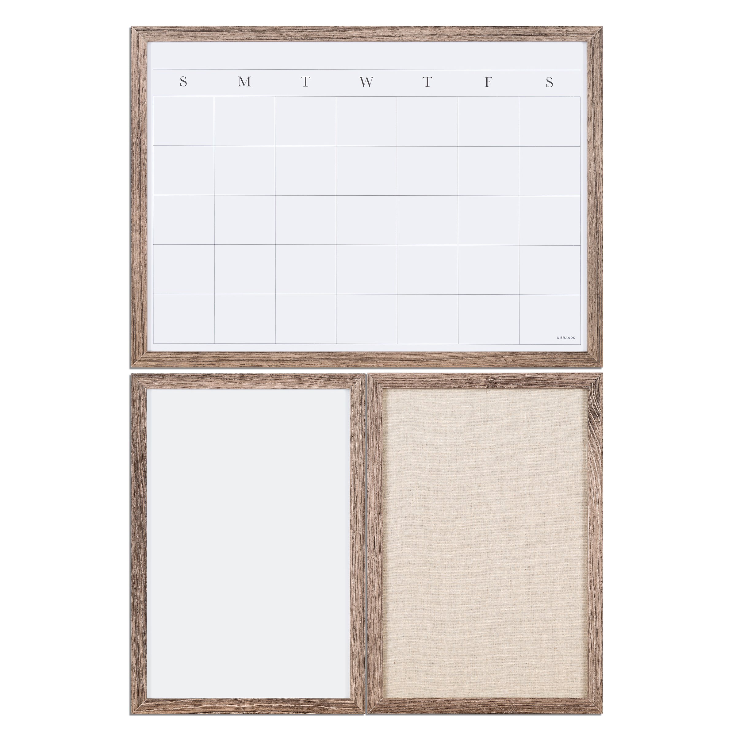 U Brands Ultimate Home Office 3 Board Command Center - Shop Bulletin ...