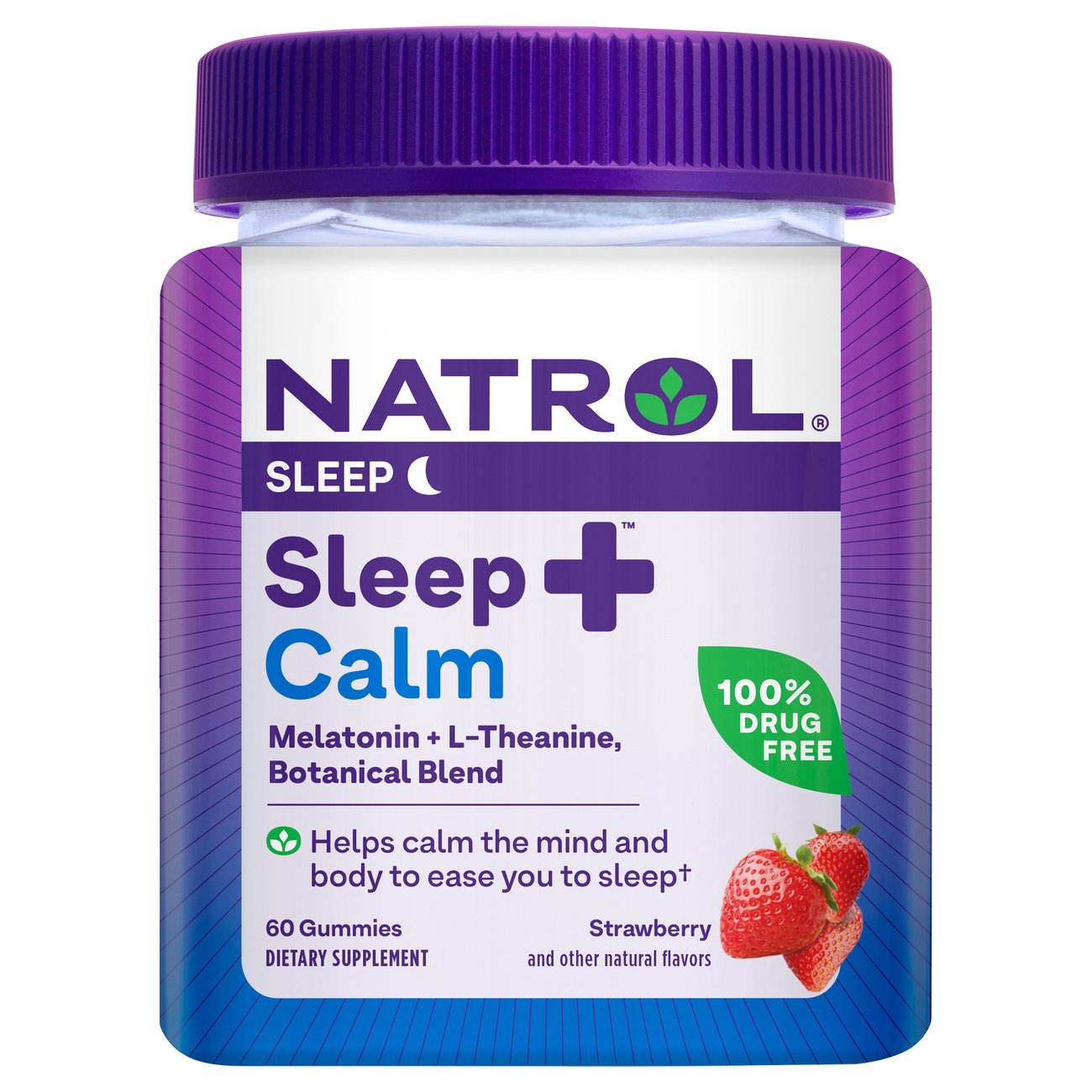 Natrol Sleep +Calm Gummies - Strawberry - Shop Sleep & snoring aids at ...