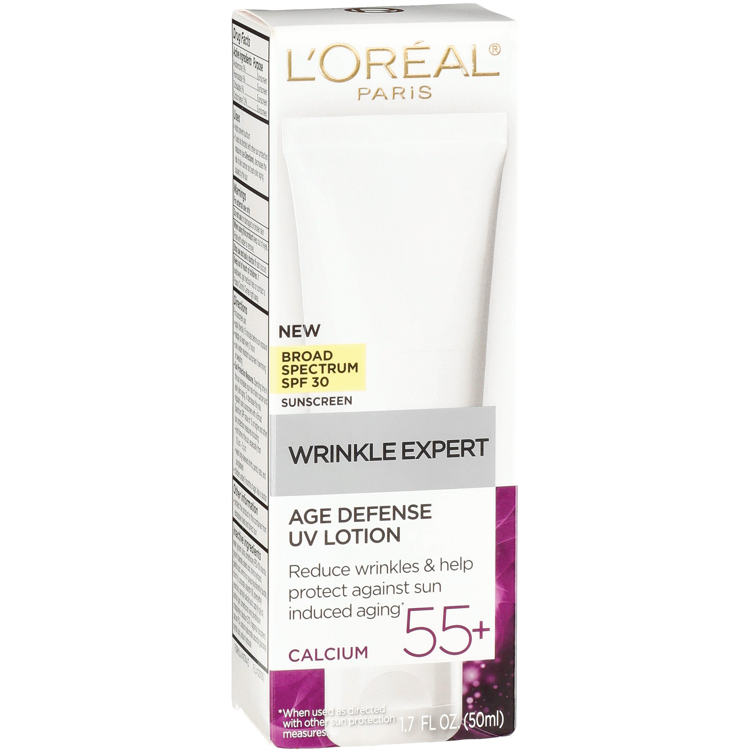 L'Oréal Paris Wrinkle Expert 55+ Age Defense Lotion SPF - Shop Facial ...