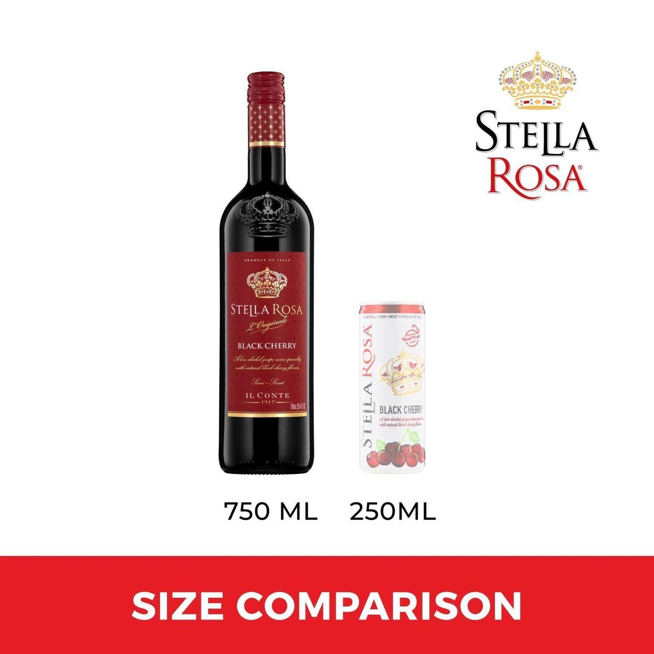 Stella Rosa Black Cherry Italy Semi Sweet Wine - Shop Wine at H-E-B